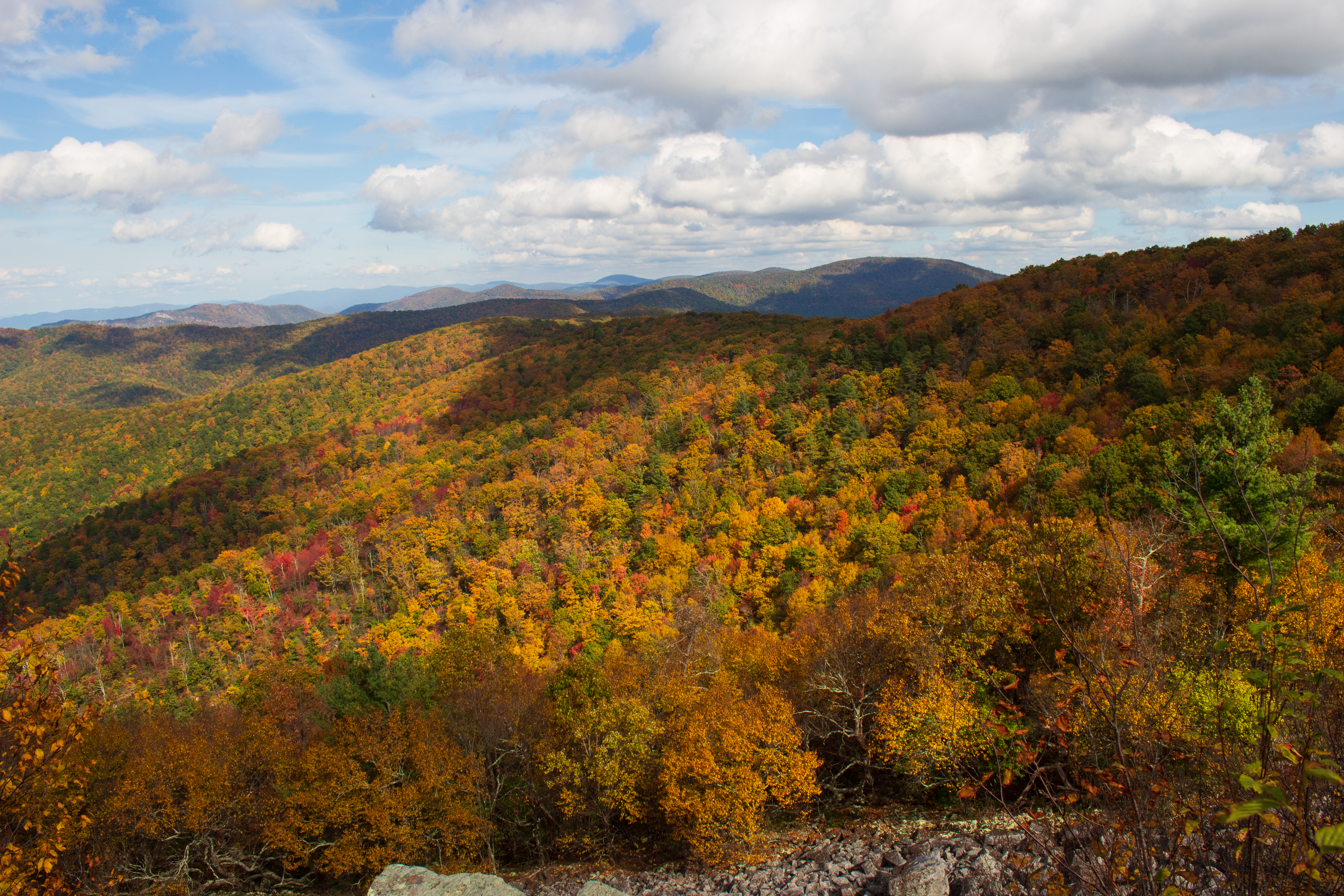 Hiker on a Rock Above the Delaware Water Gap · Free Stock Photo