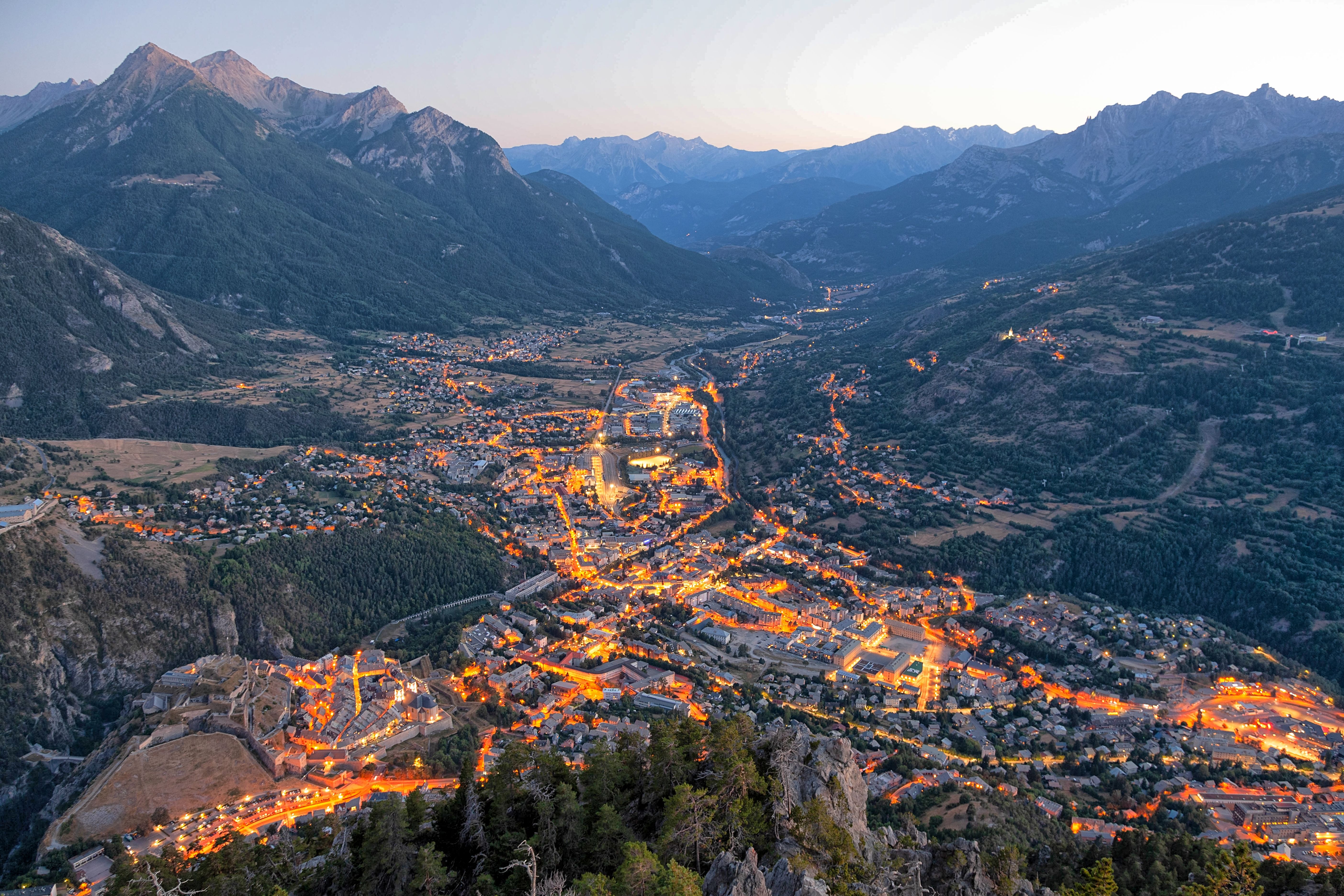 Briancon Town in Valley in France · Free Stock Photo