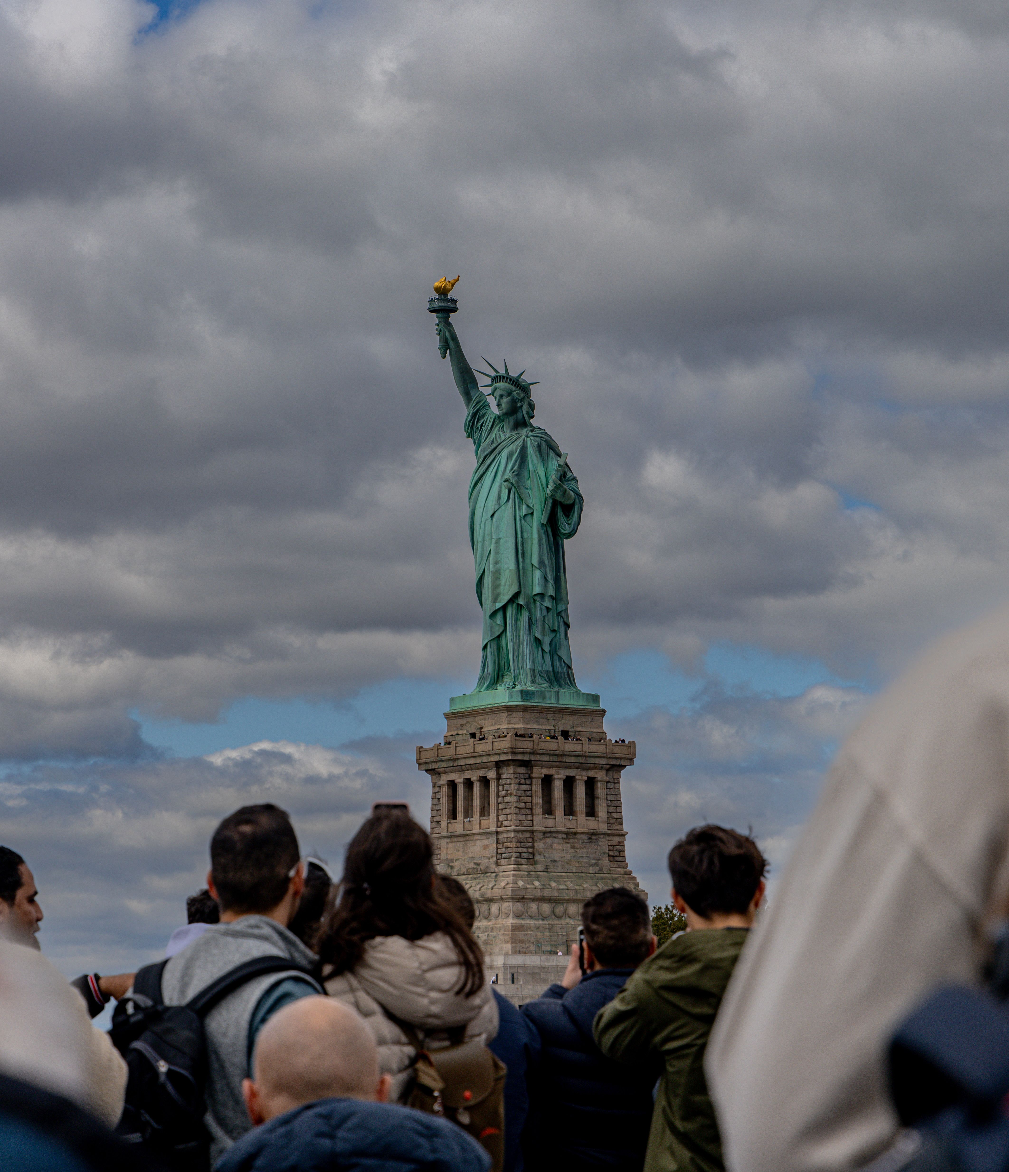 People Standing by Statue of Liberty in USA · Free Stock Photo