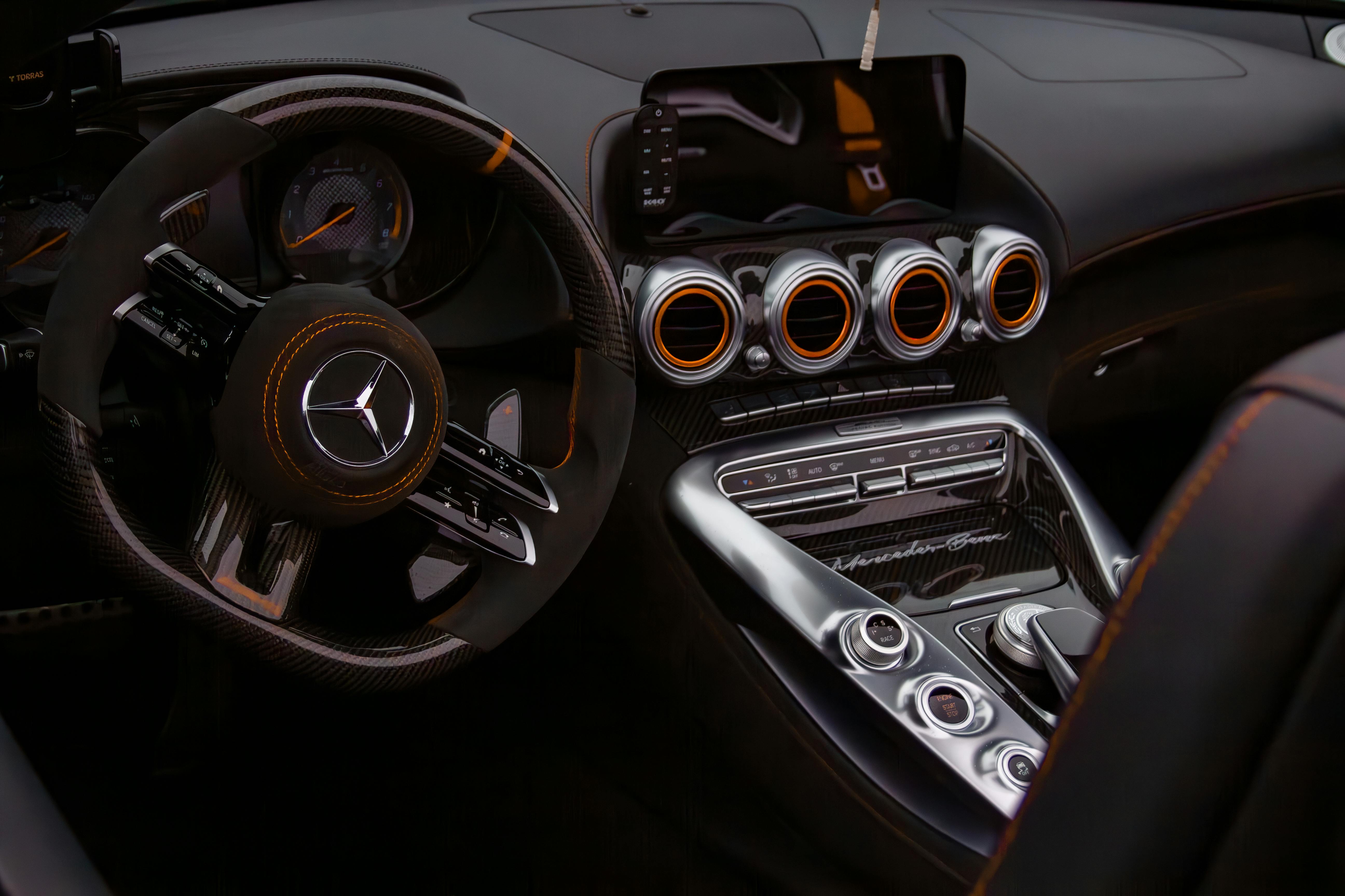 Modern Mercedes Car Interior · Free Stock Photo