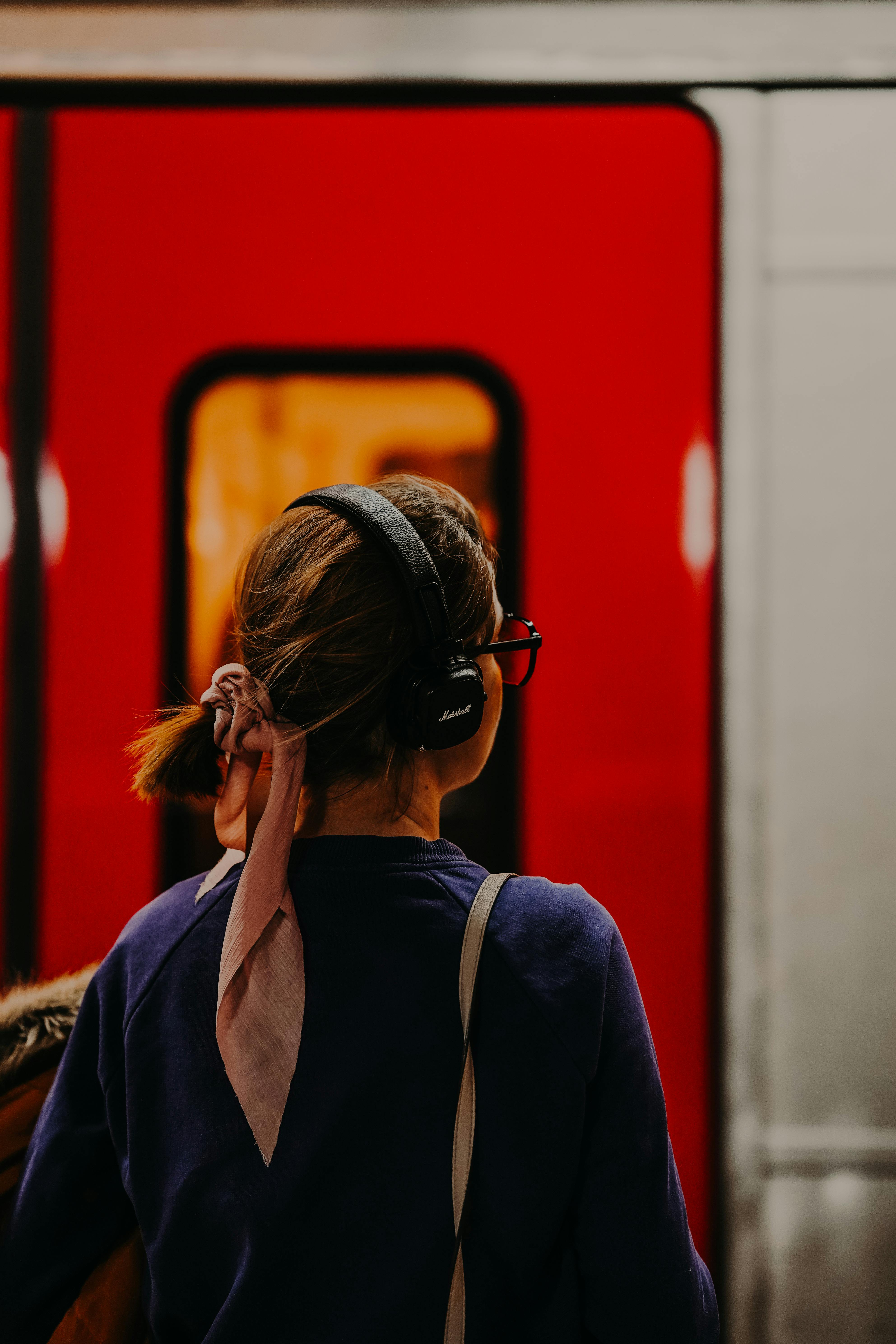 Back View of Woman at Museum · Free Stock Photo
