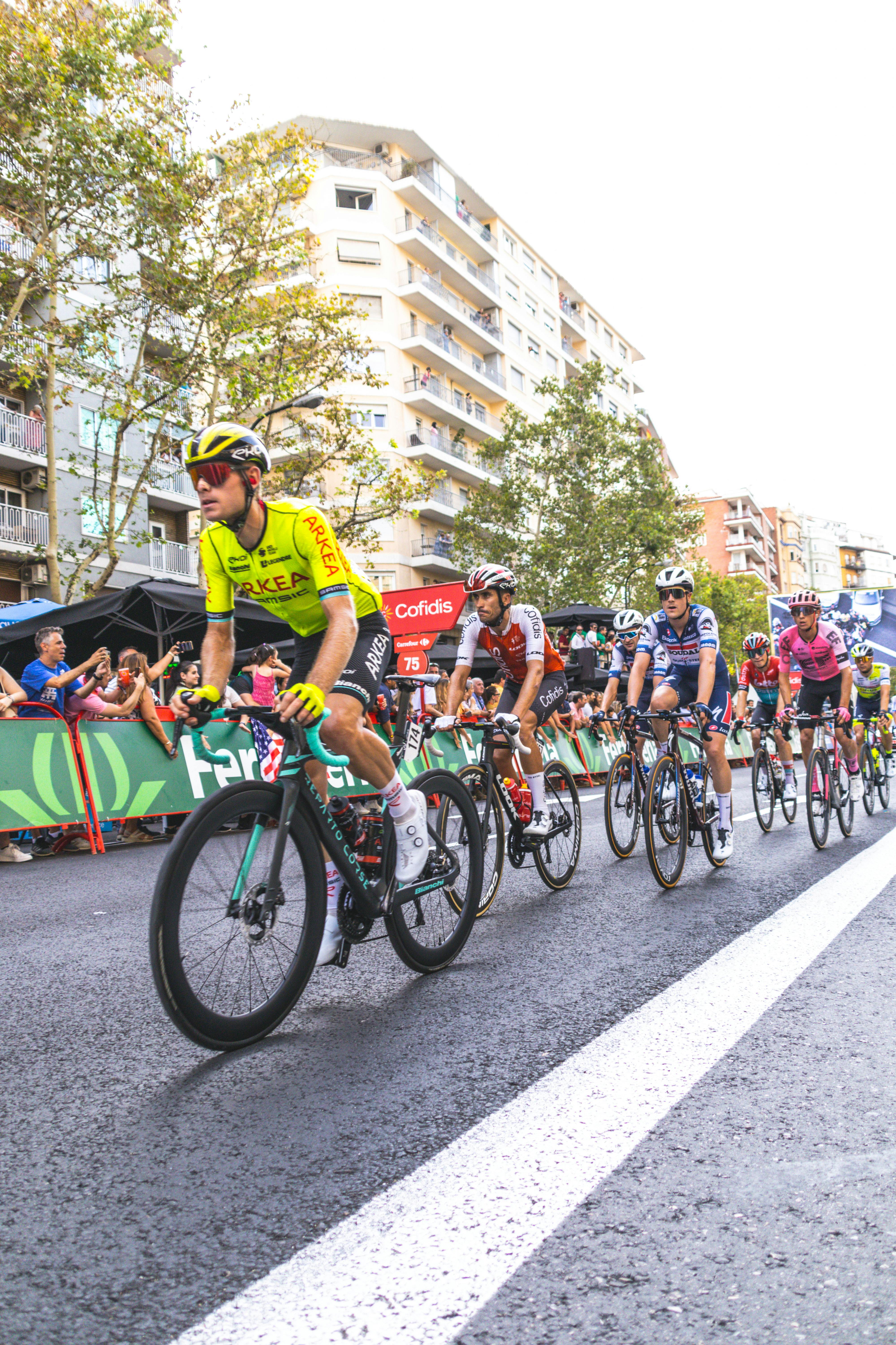 Bikers on a Race · Free Stock Photo