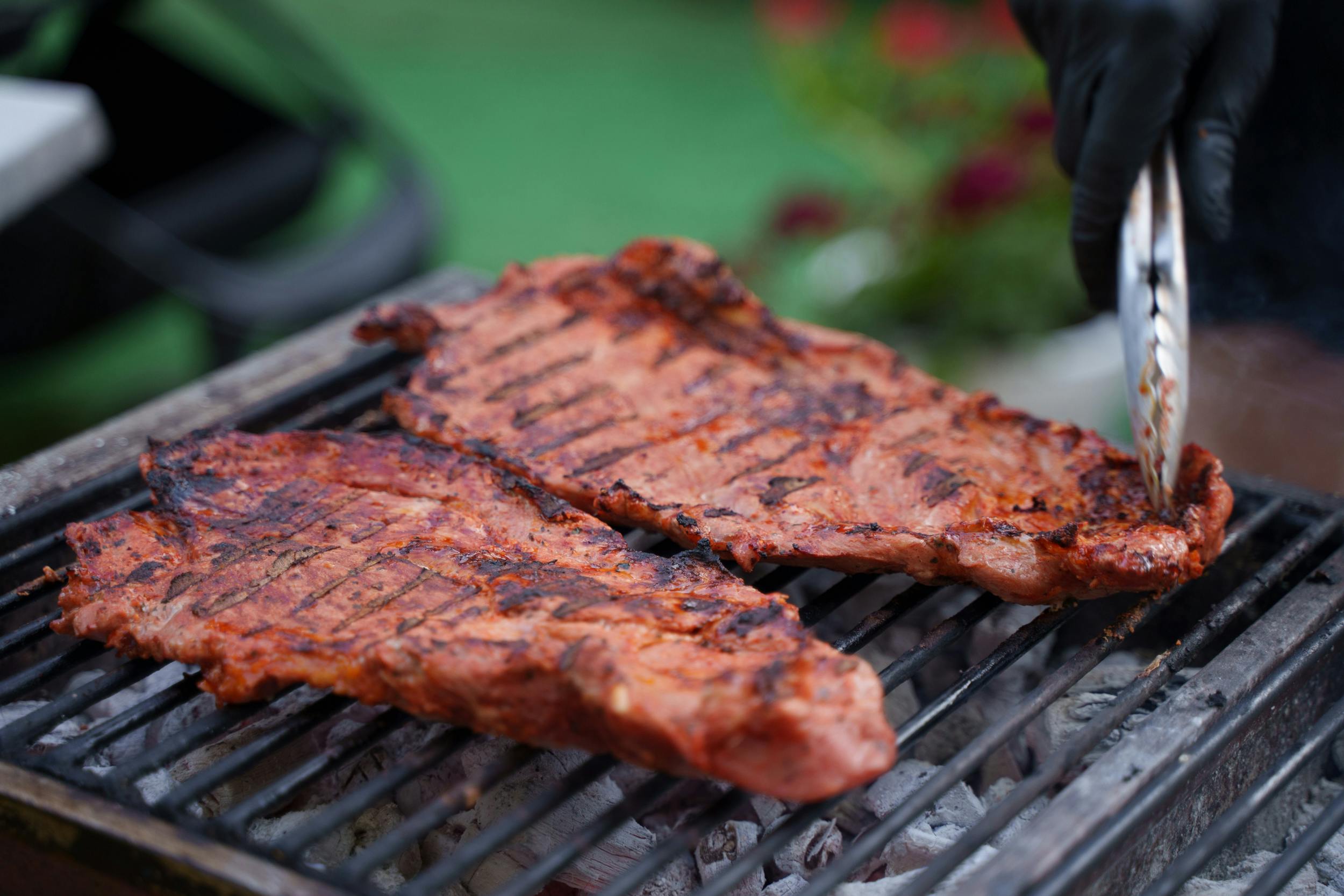 Close up of Meat on a Grill · Free Stock Photo
