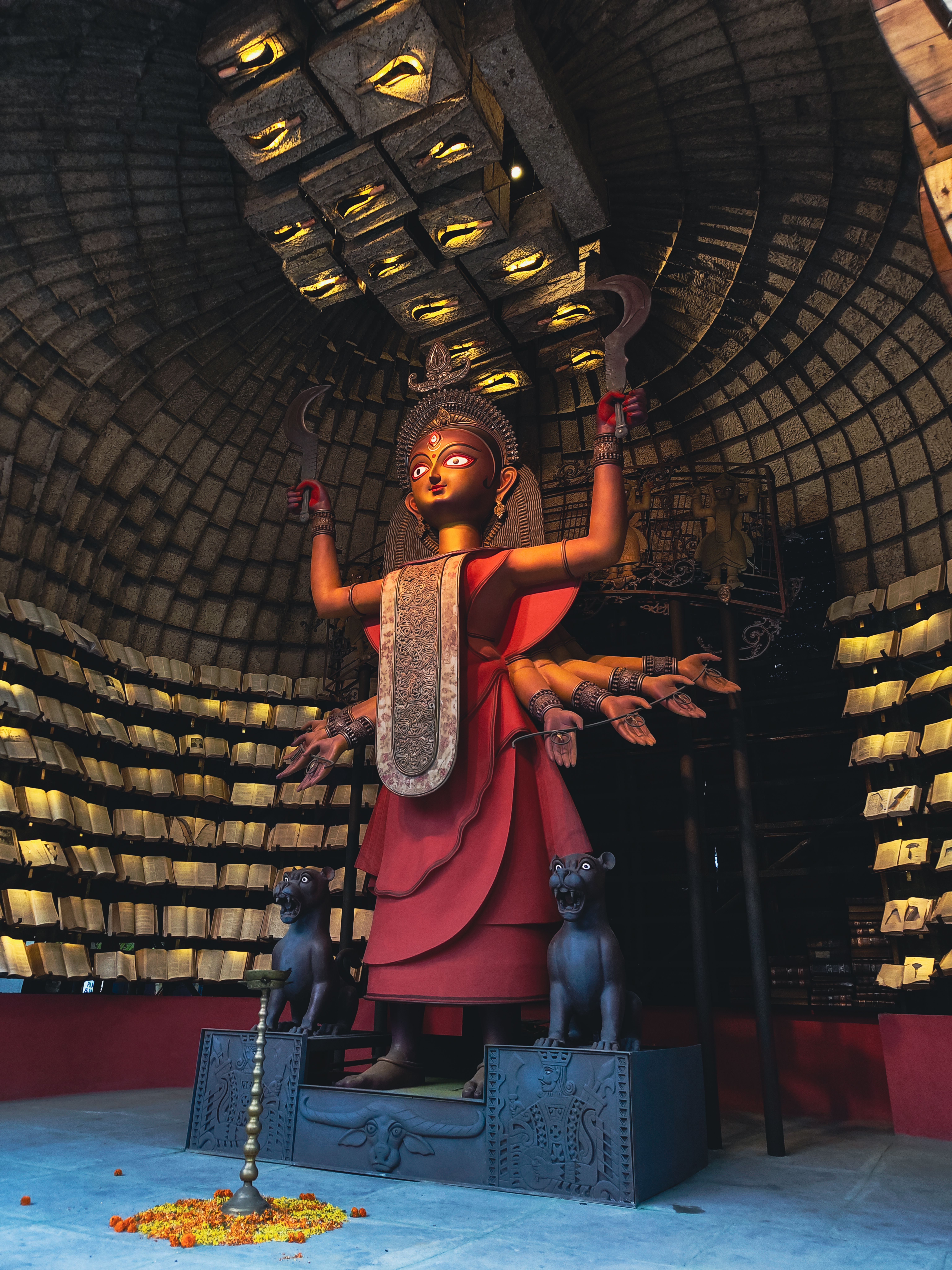 Sculpture of Hindu Deity in Dum Dum Park India · Free Stock Photo