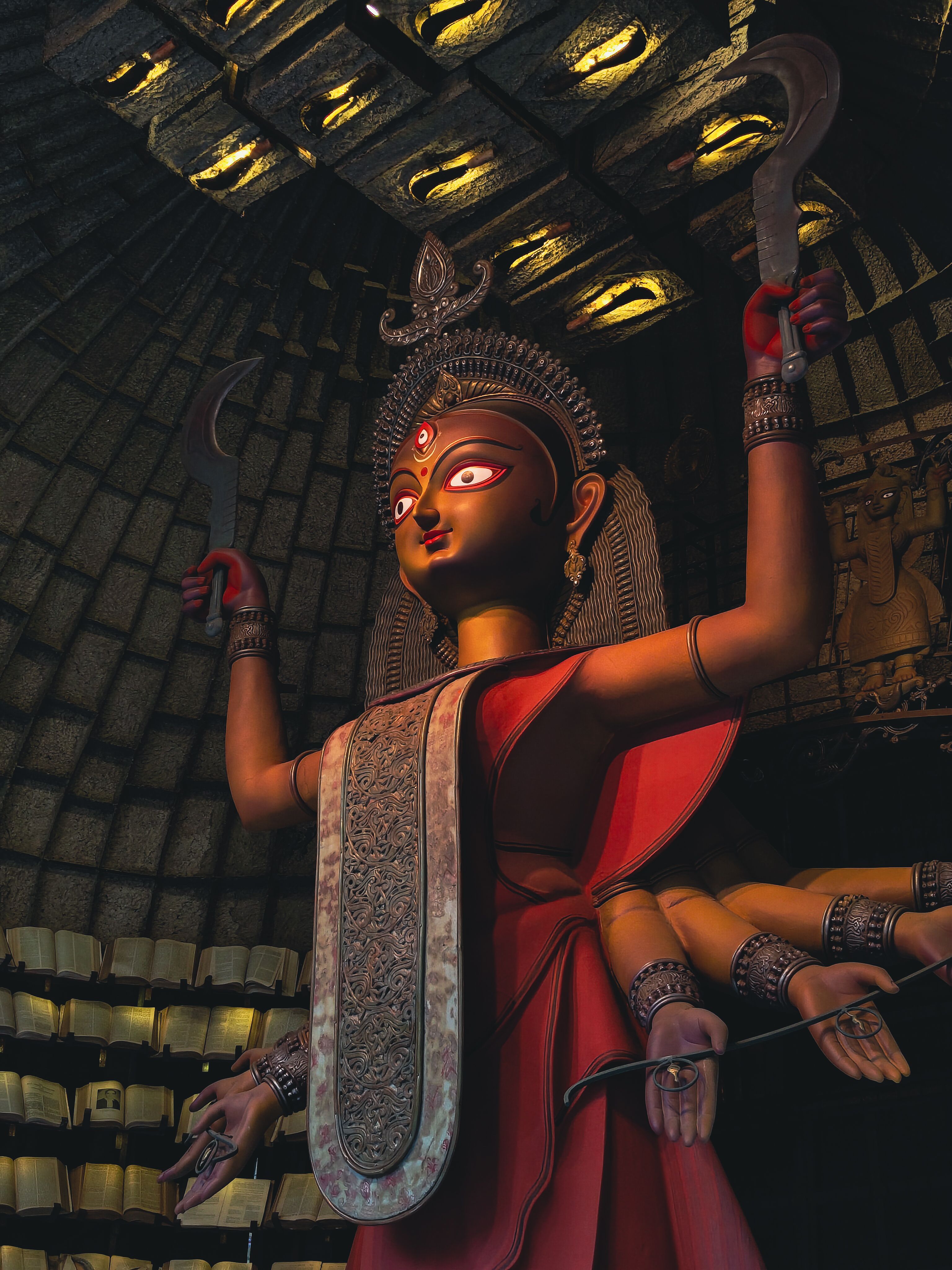 Figure of a Hindu Deity in Kolkata · Free Stock Photo
