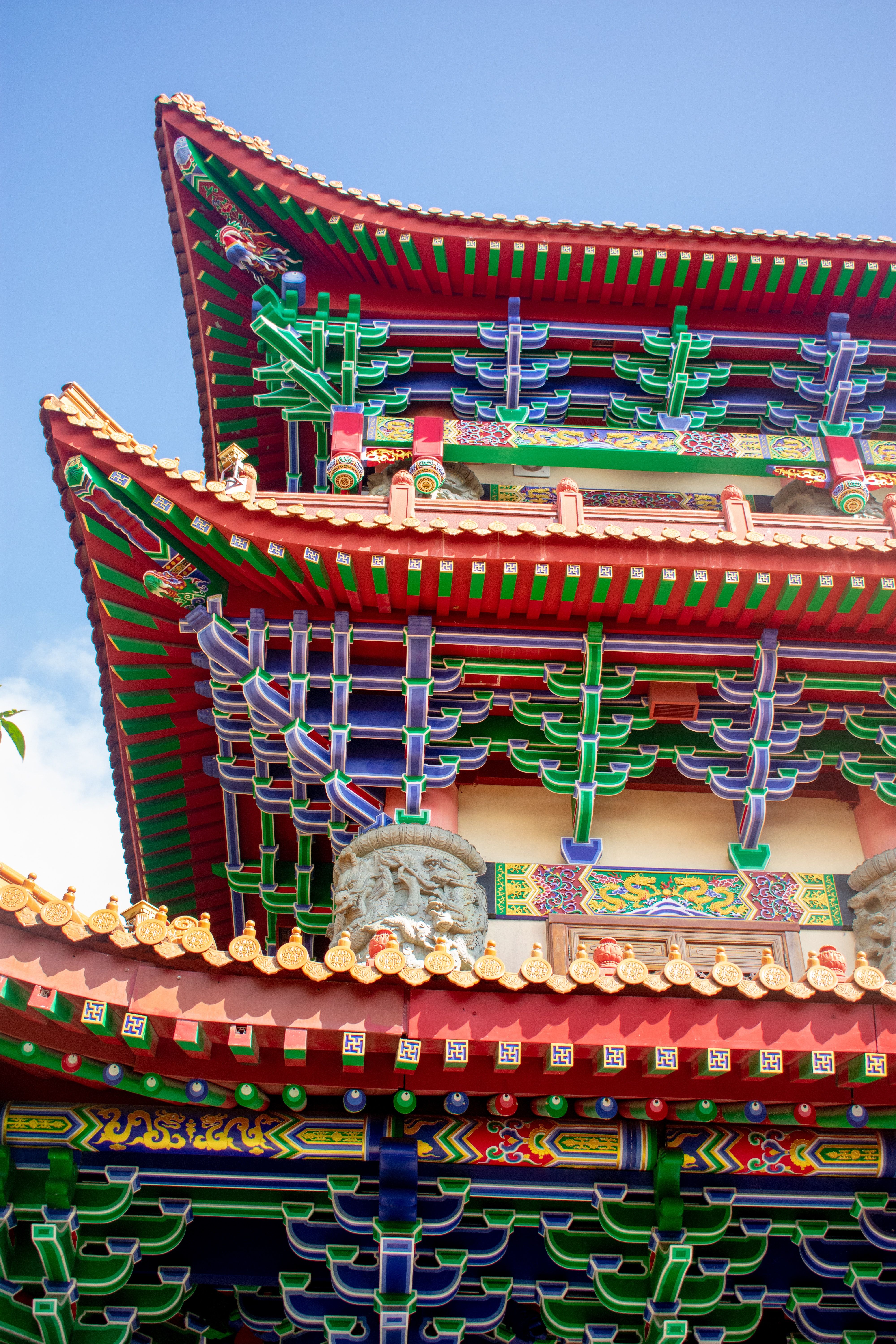Colorful, Ornamented Pagoda Building · Free Stock Photo