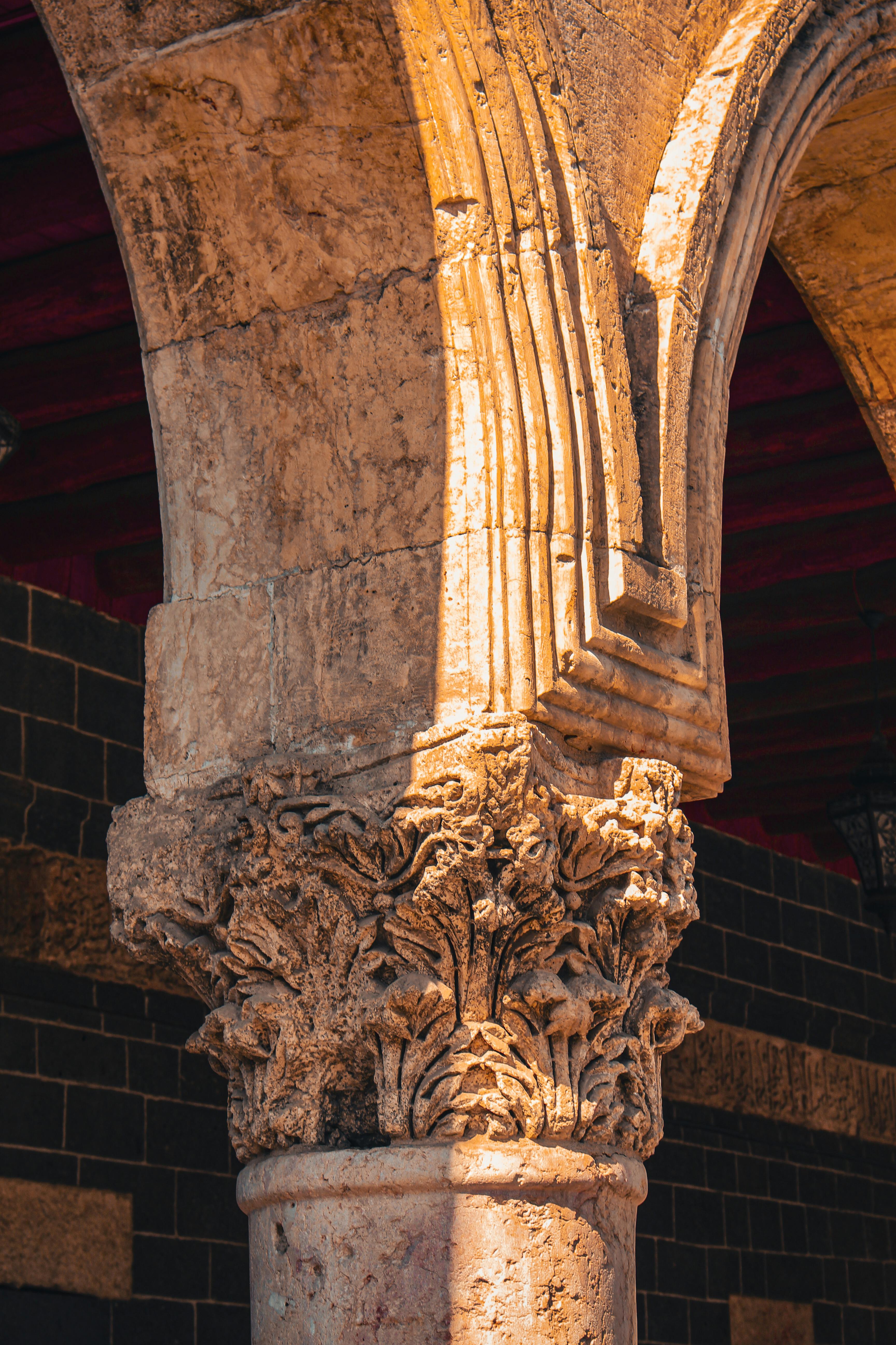Ornamental Heads of Columns in Islamic Architecture · Free Stock Photo