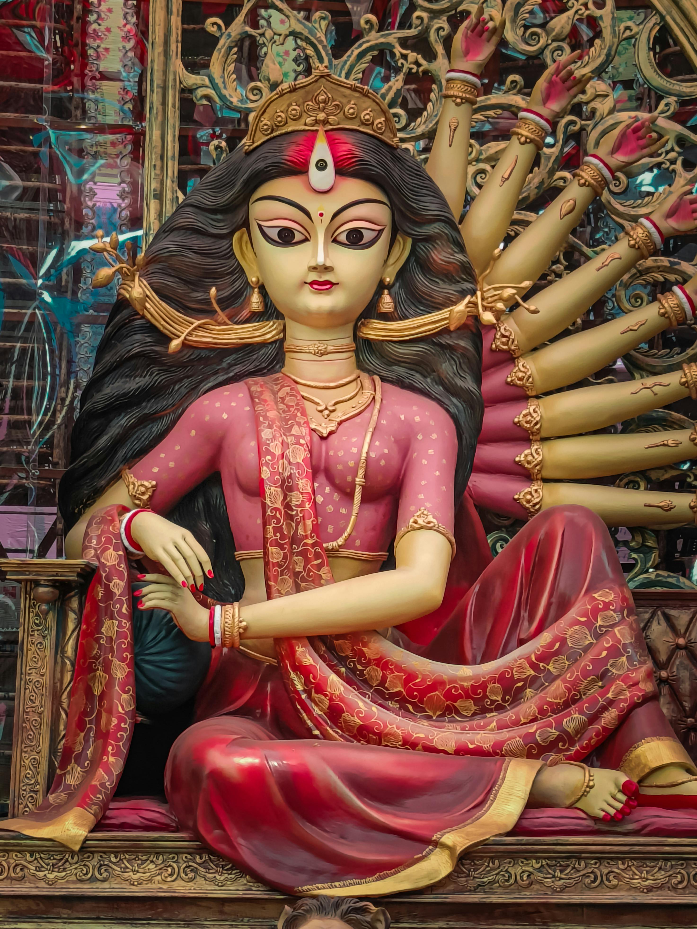 Photo of Durga Sculpture · Free Stock Photo