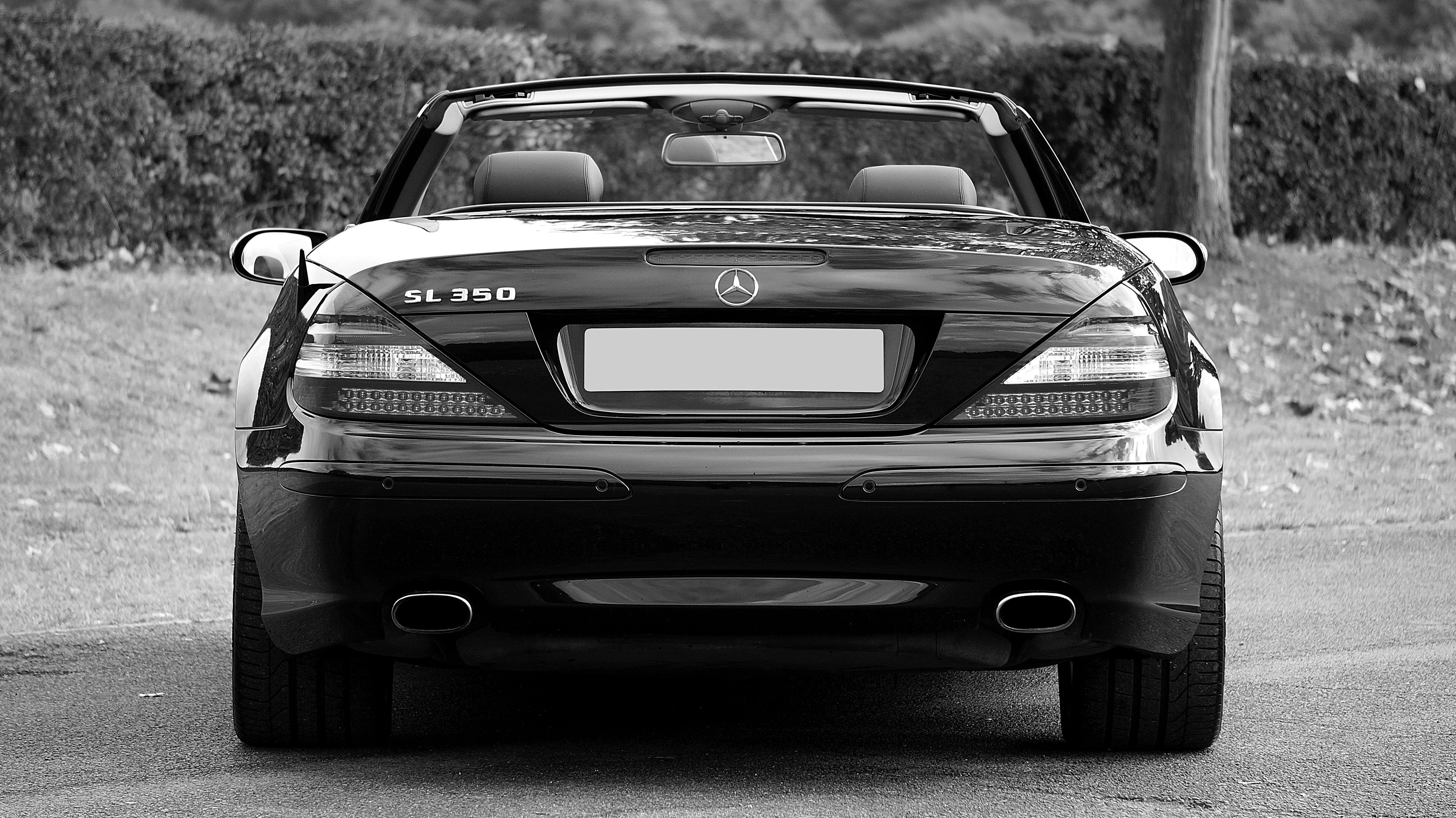 White Mercedes Benz Convertible Coupe · Free Stock Photo