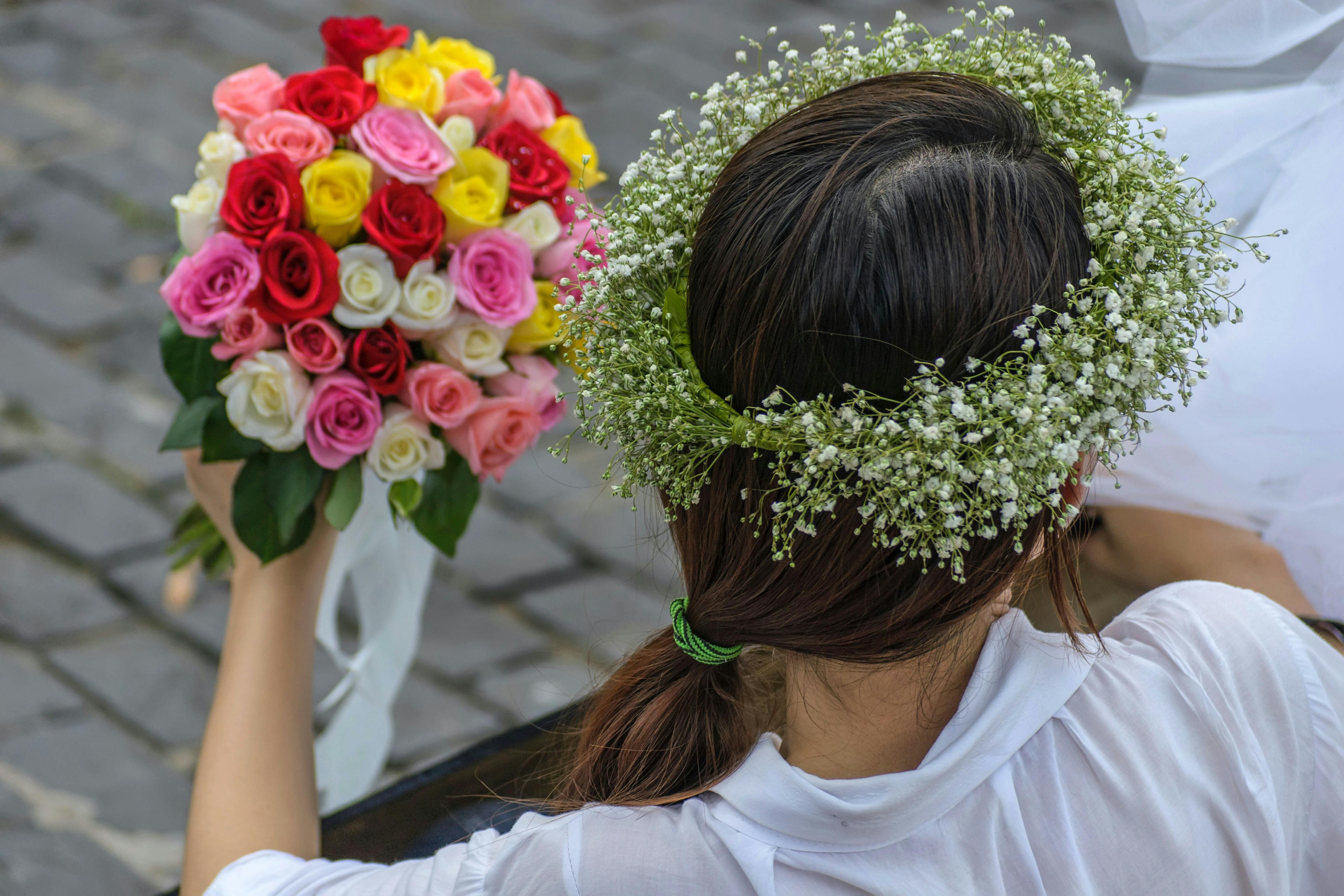 Collect Flowers Girl Photos, Download The BEST Free Collect Flowers ...