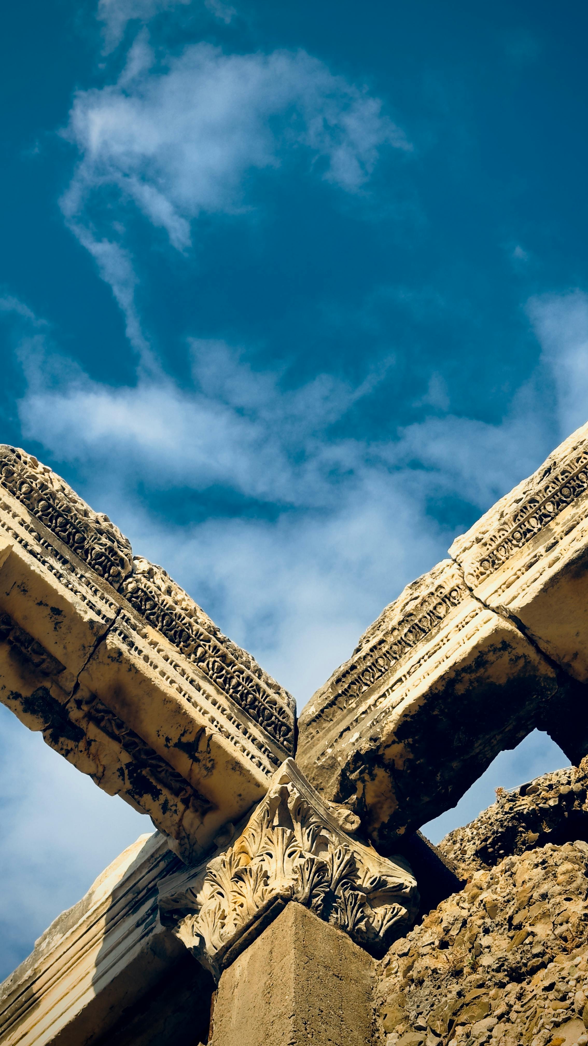 A Fragment of the Ancient Greek Architecture · Free Stock Photo