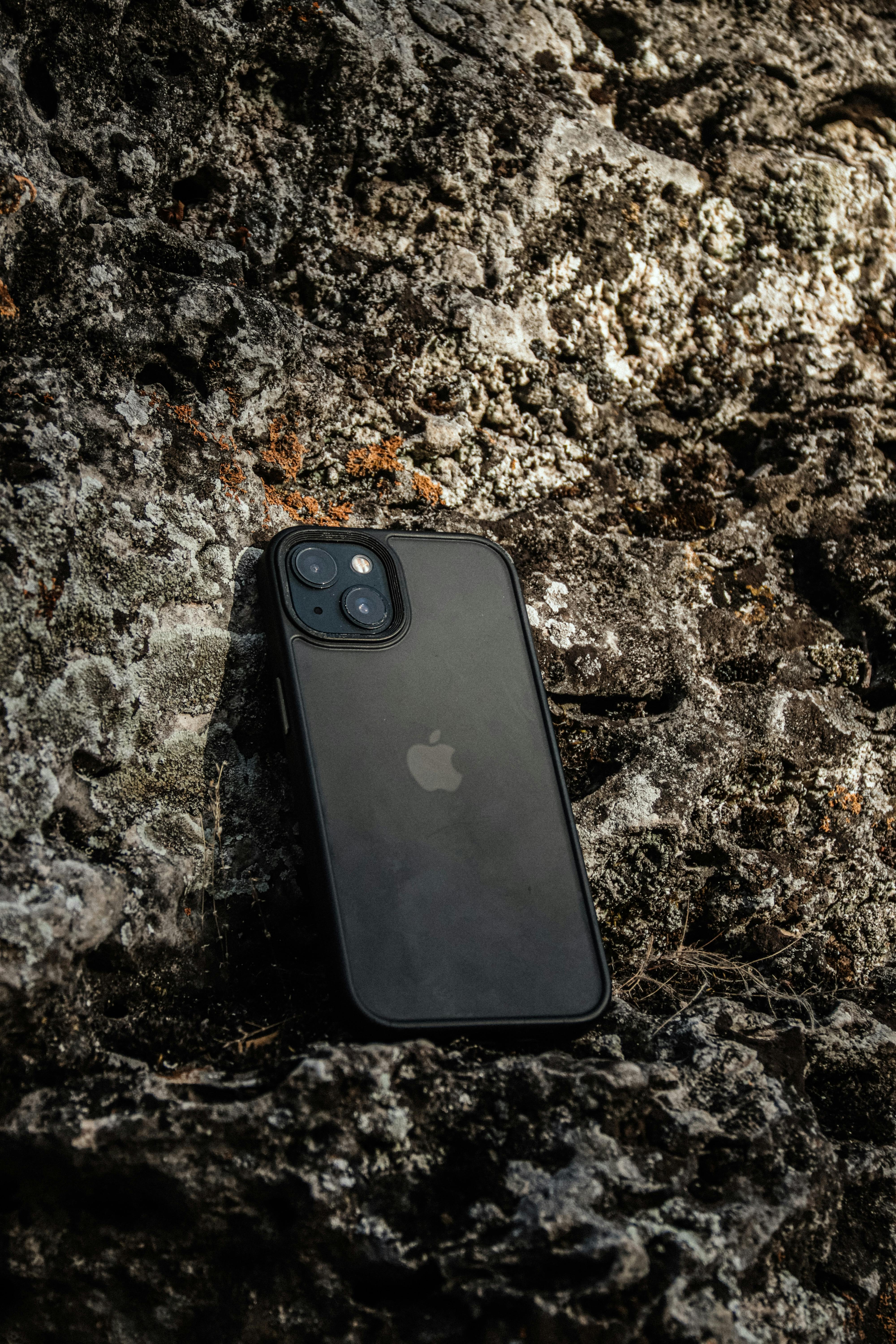 Smart Phone on a Rock · Free Stock Photo