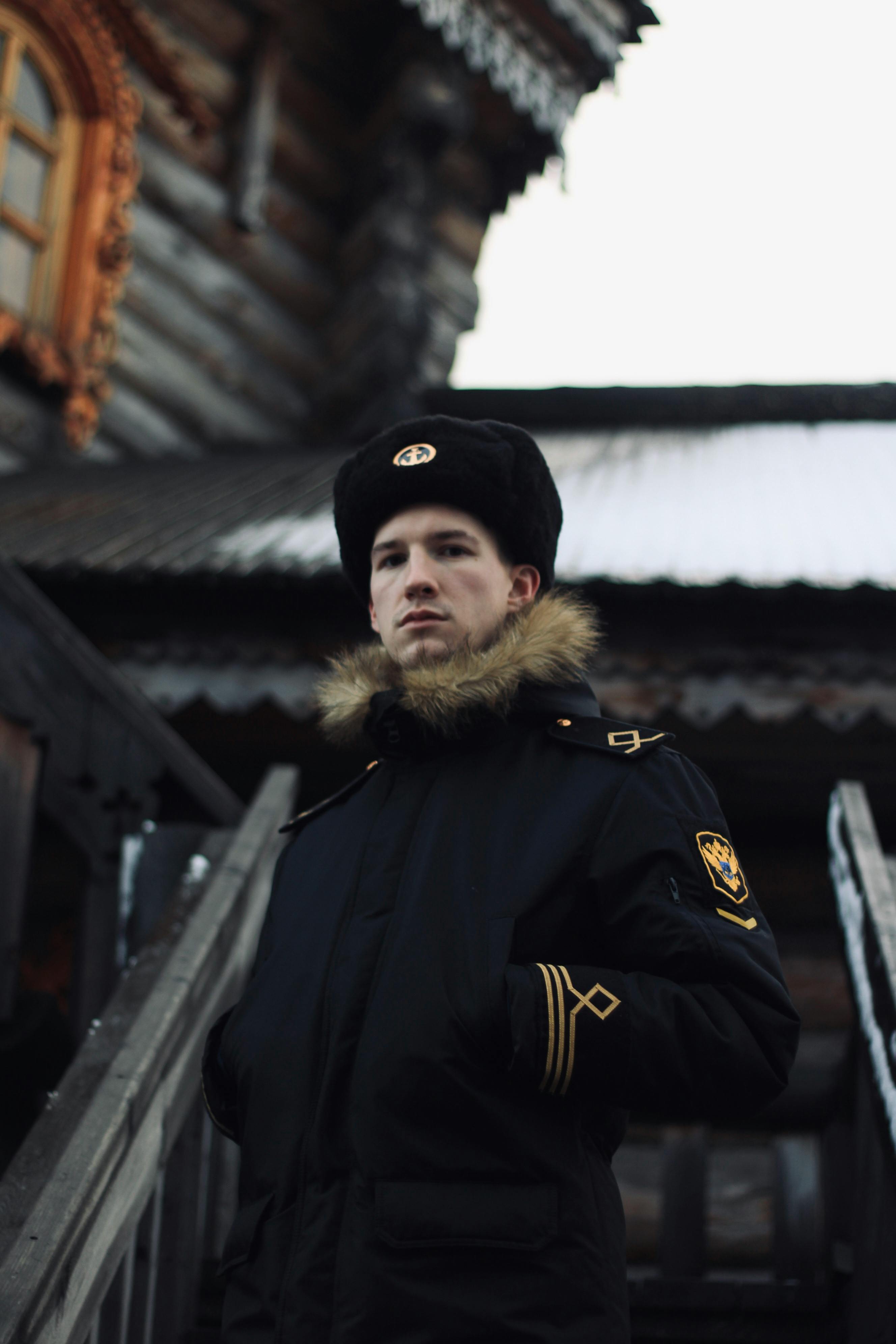 Portrait of Soldier in Jacket · Free Stock Photo