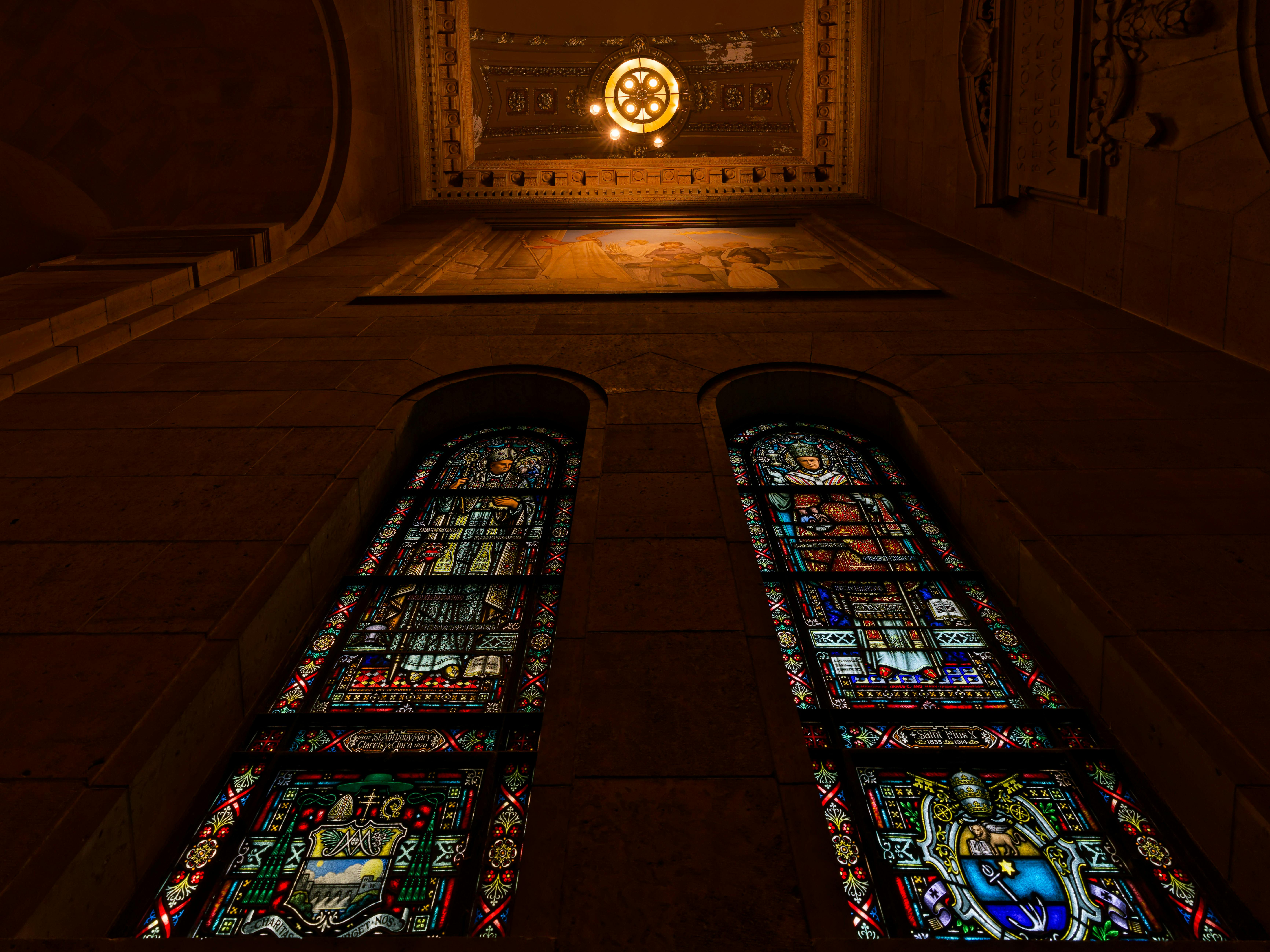 Stained Glass in Church · Free Stock Photo
