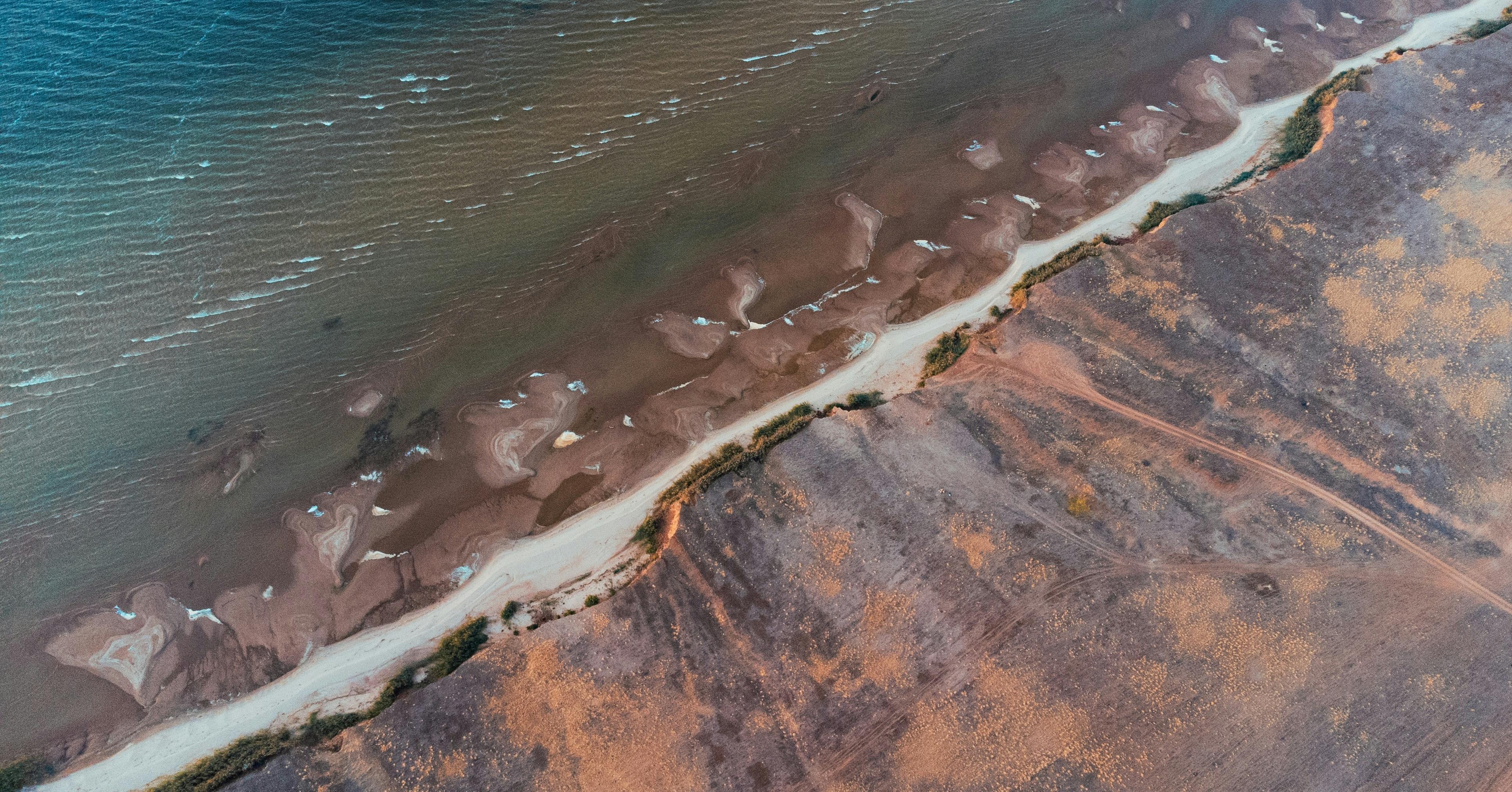 Birds Eye View of a Beach in Miami, Florida · Free Stock Photo