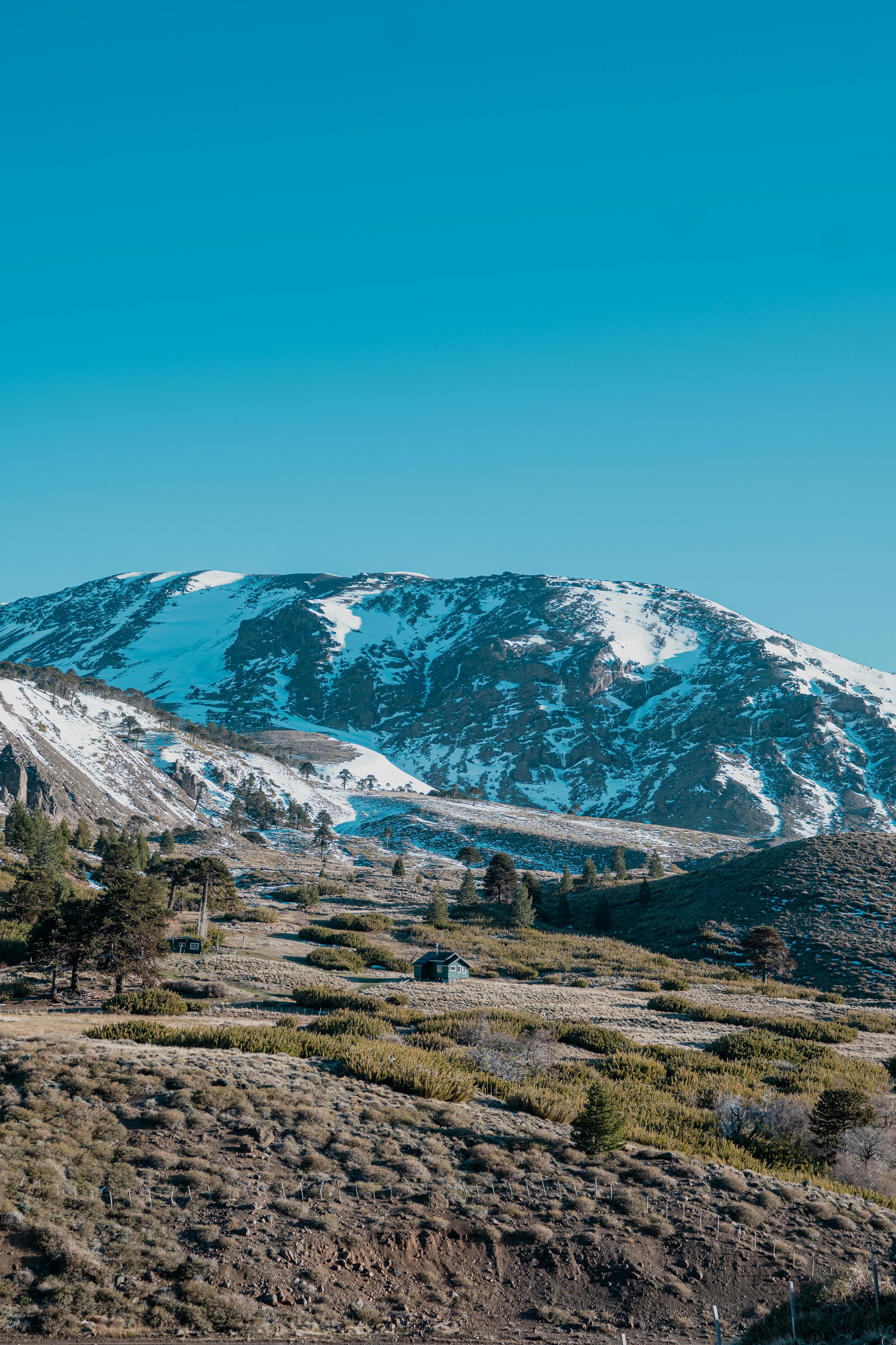 Snow on Hills in Countryside · Free Stock Photo