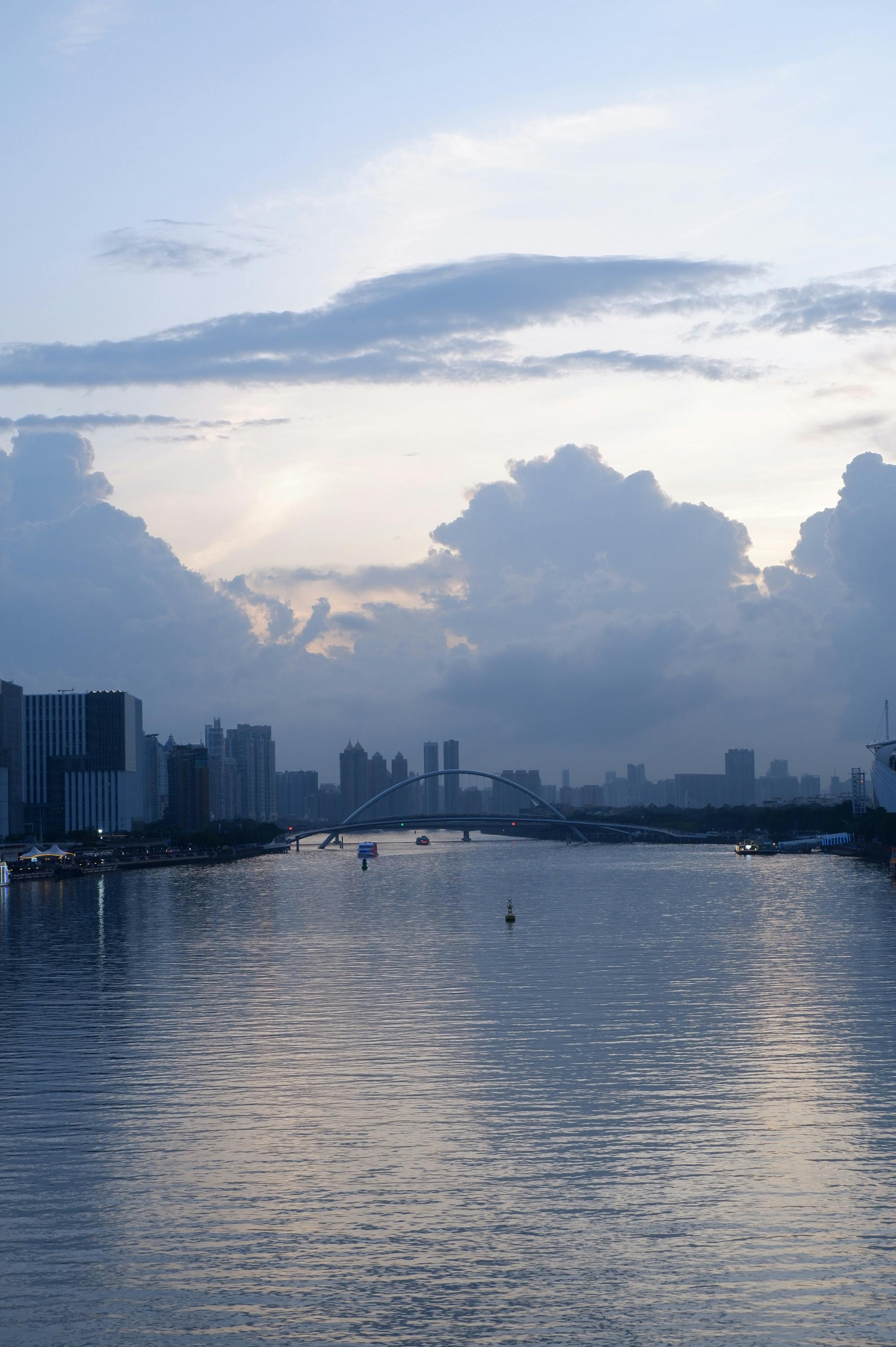 Haixin Bridge Spanning over Pearl River in Guangzhou China · Free Stock ...