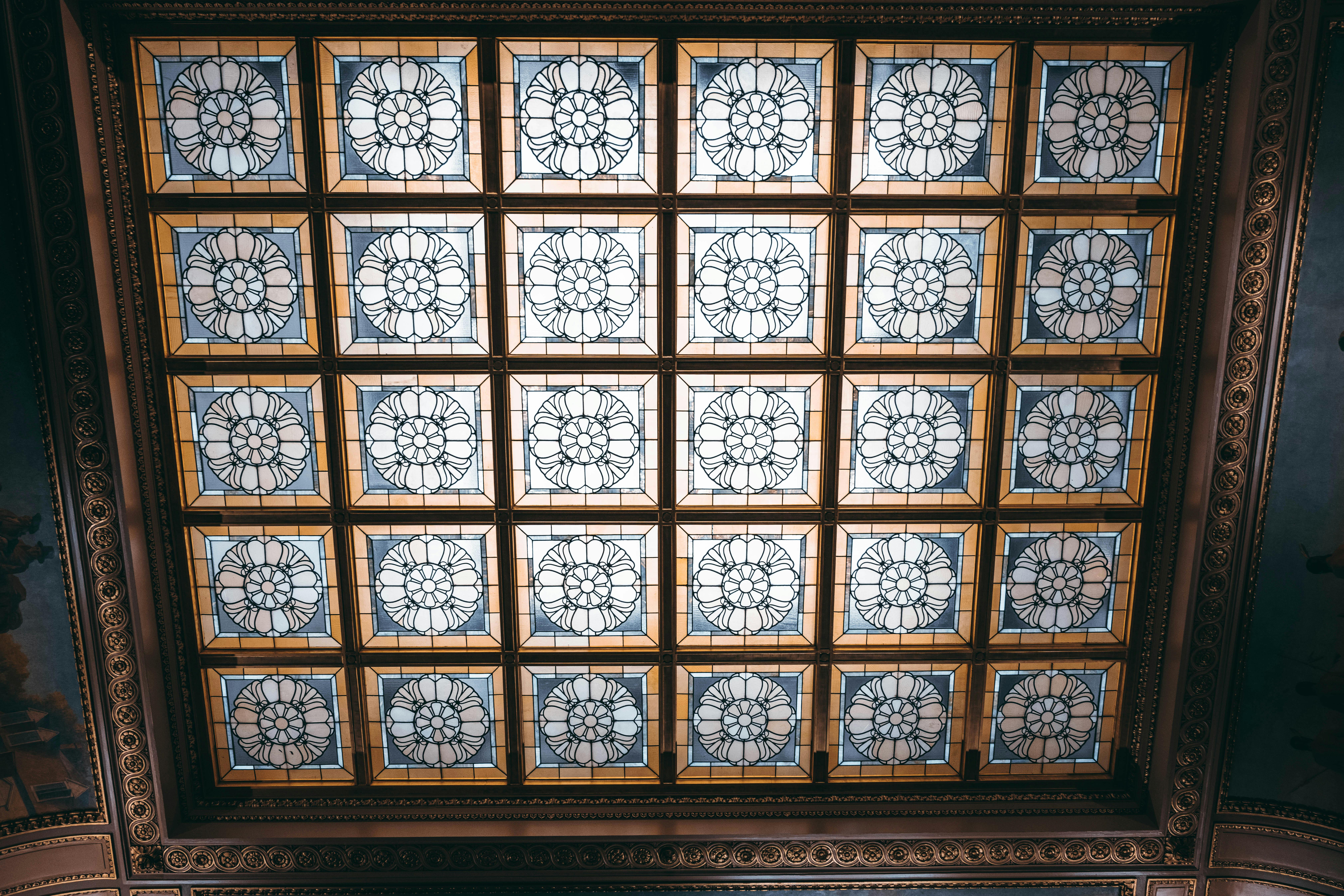 Pattern of Glass Ceiling · Free Stock Photo