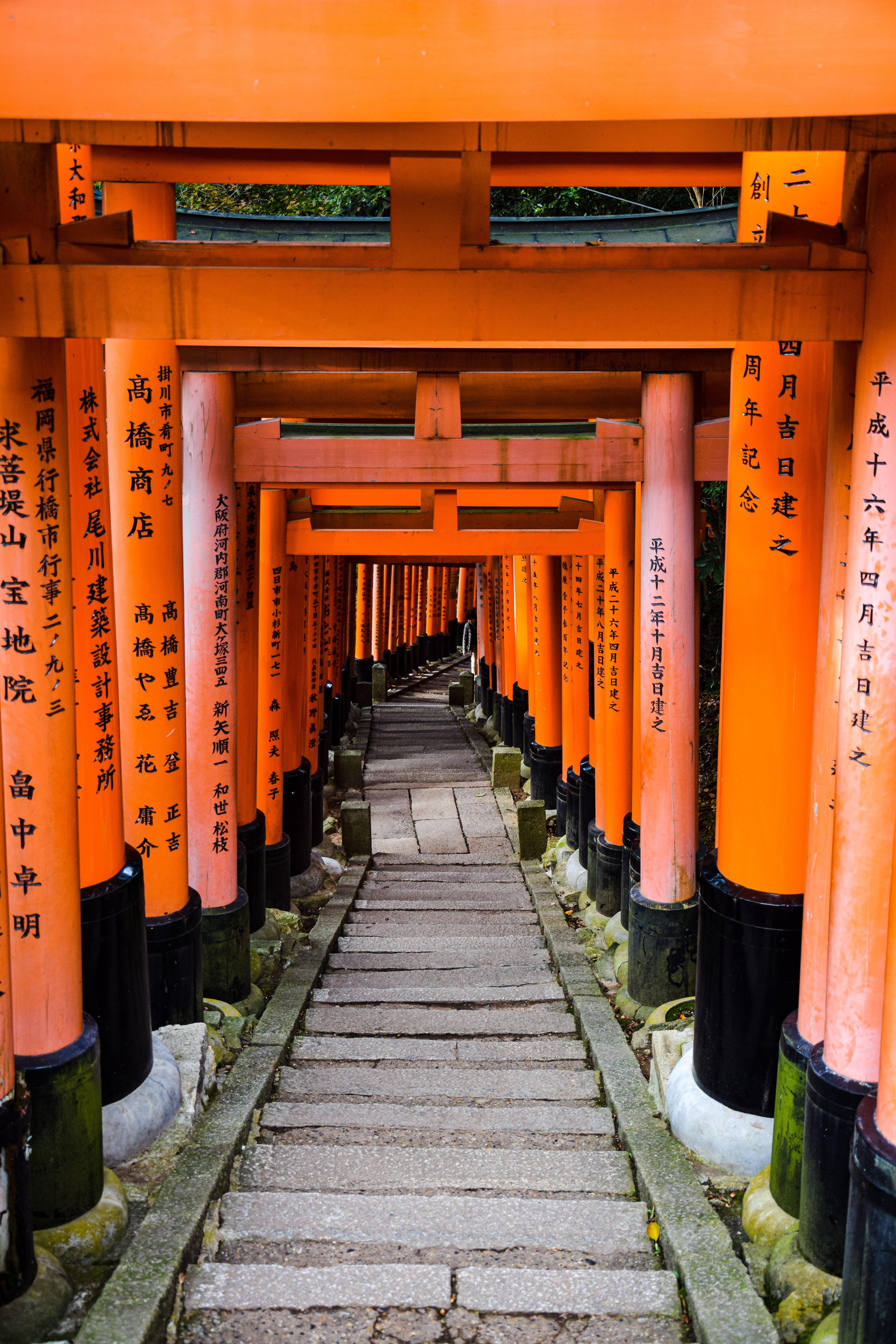 Red Shrine Construction in Perspective · Free Stock Photo
