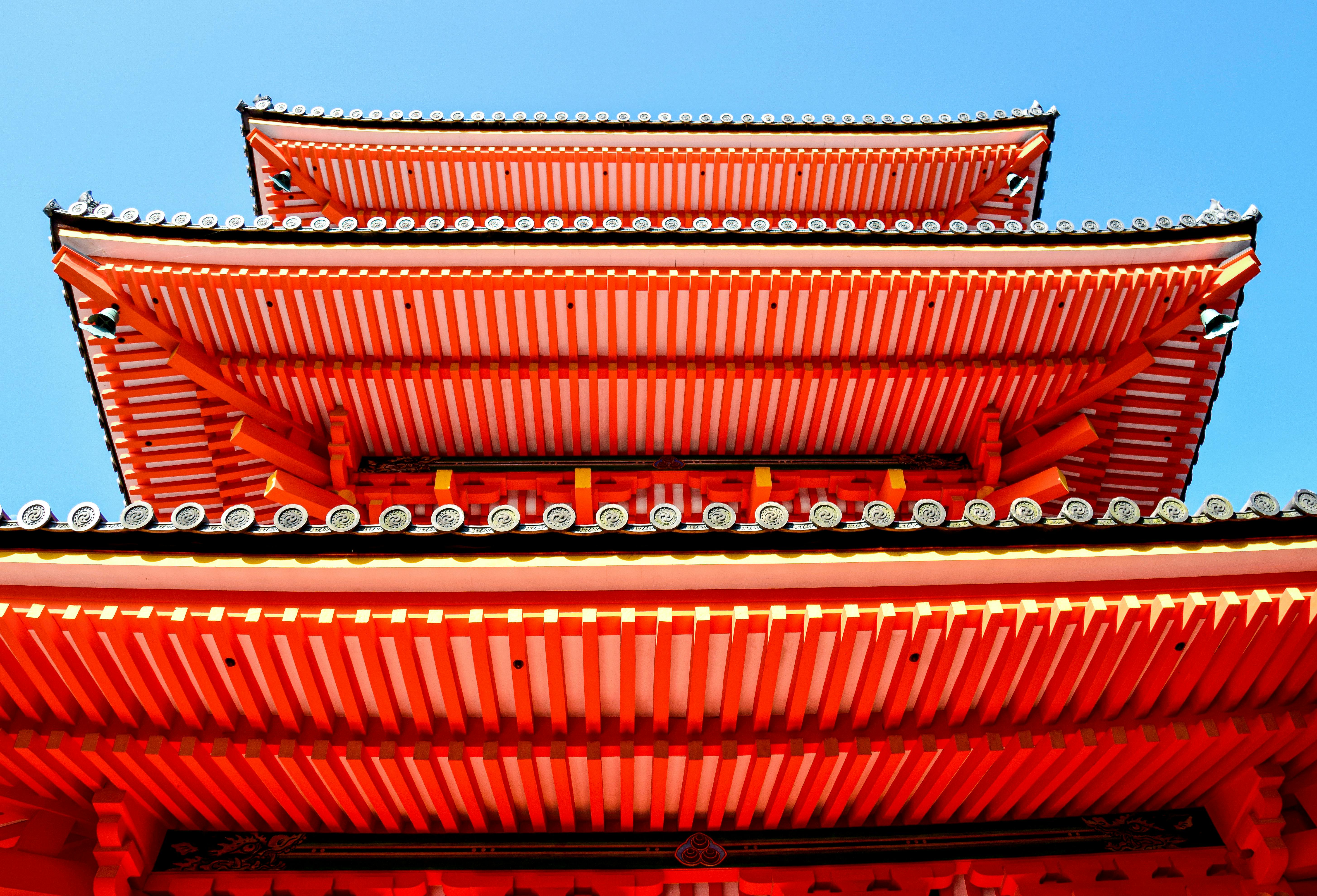 Red Roof of a Temple in Kyoto · Free Stock Photo