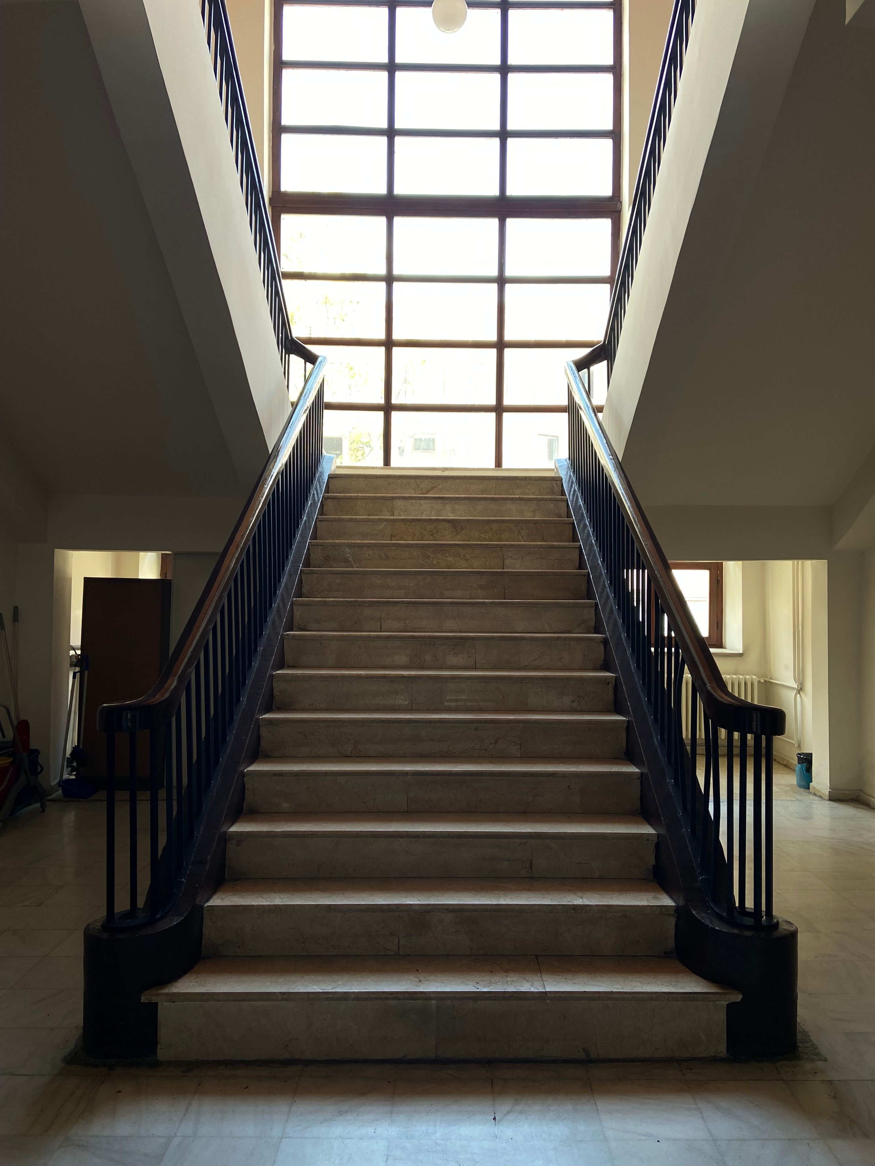 Woman Going Down The Stairs · Free Stock Photo