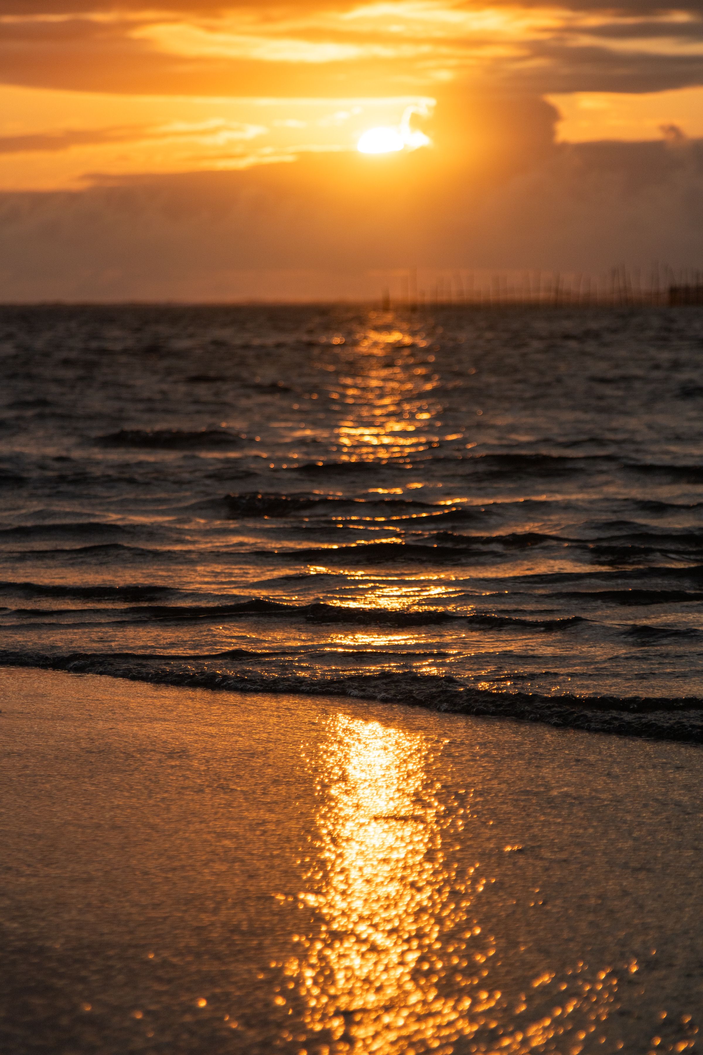 Sunset Wallpaper Over Golden