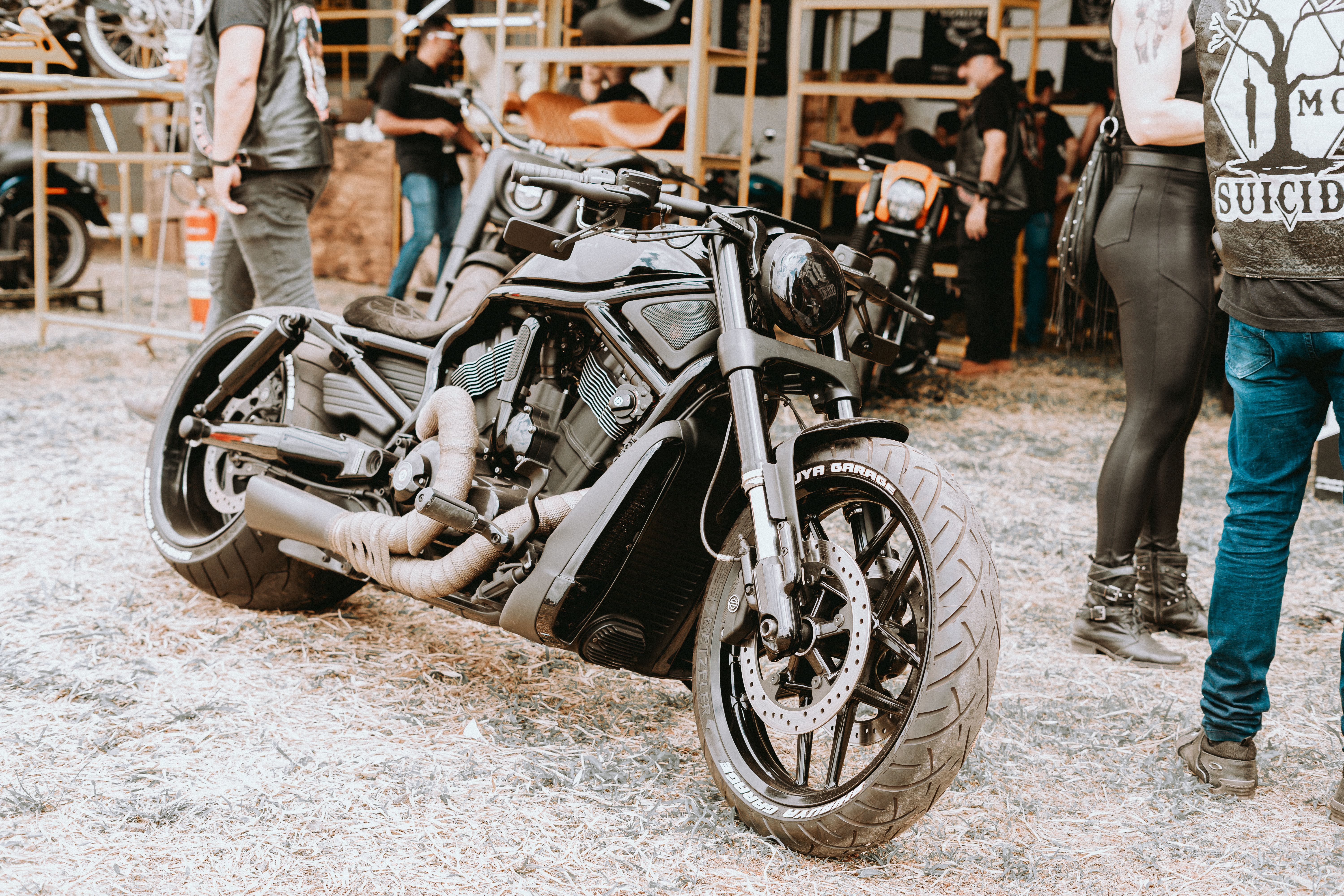 A Motorcycle Outdoors · Free Stock Photo