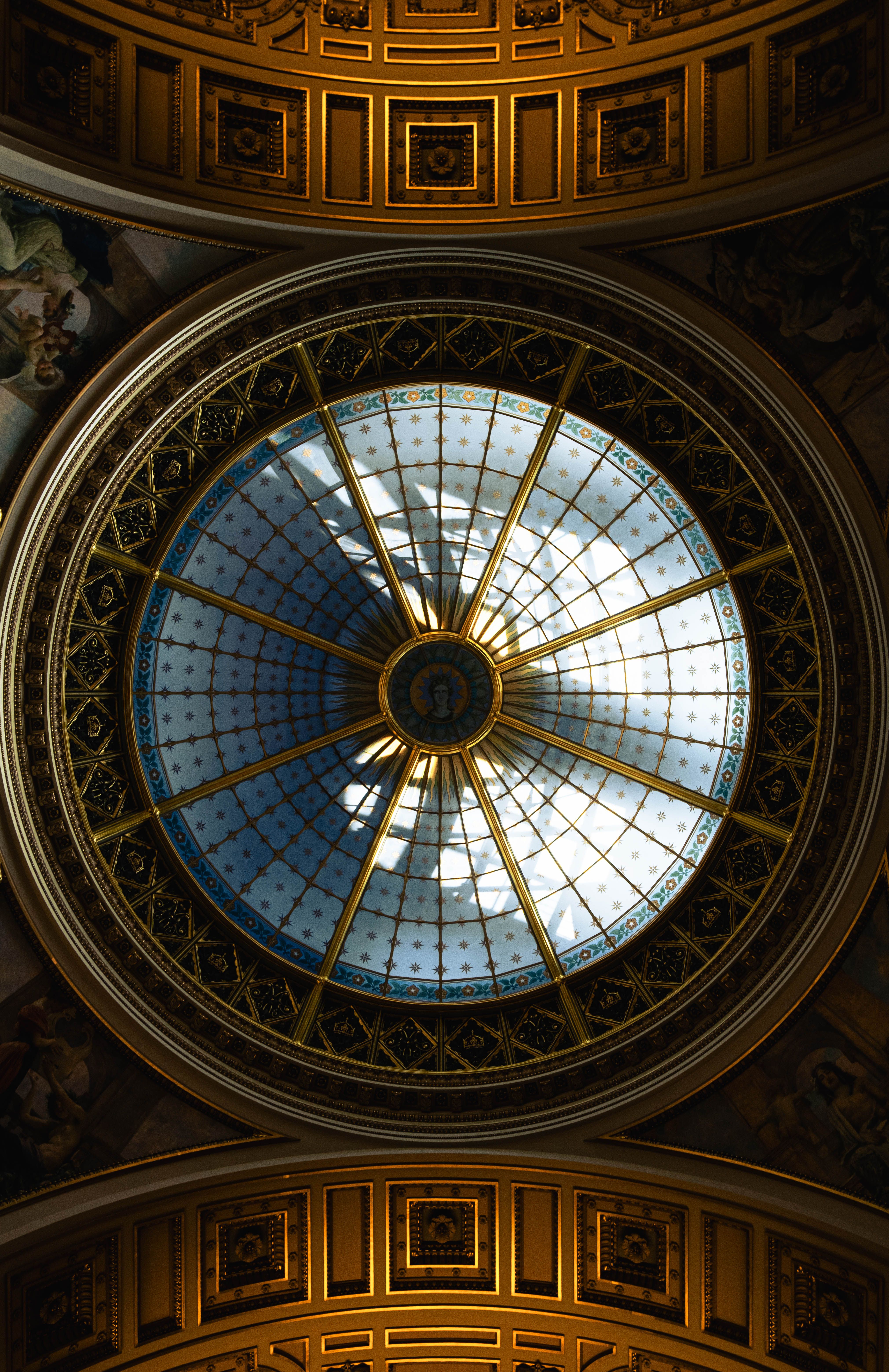 Ceiling of a Museum in Prague · Free Stock Photo