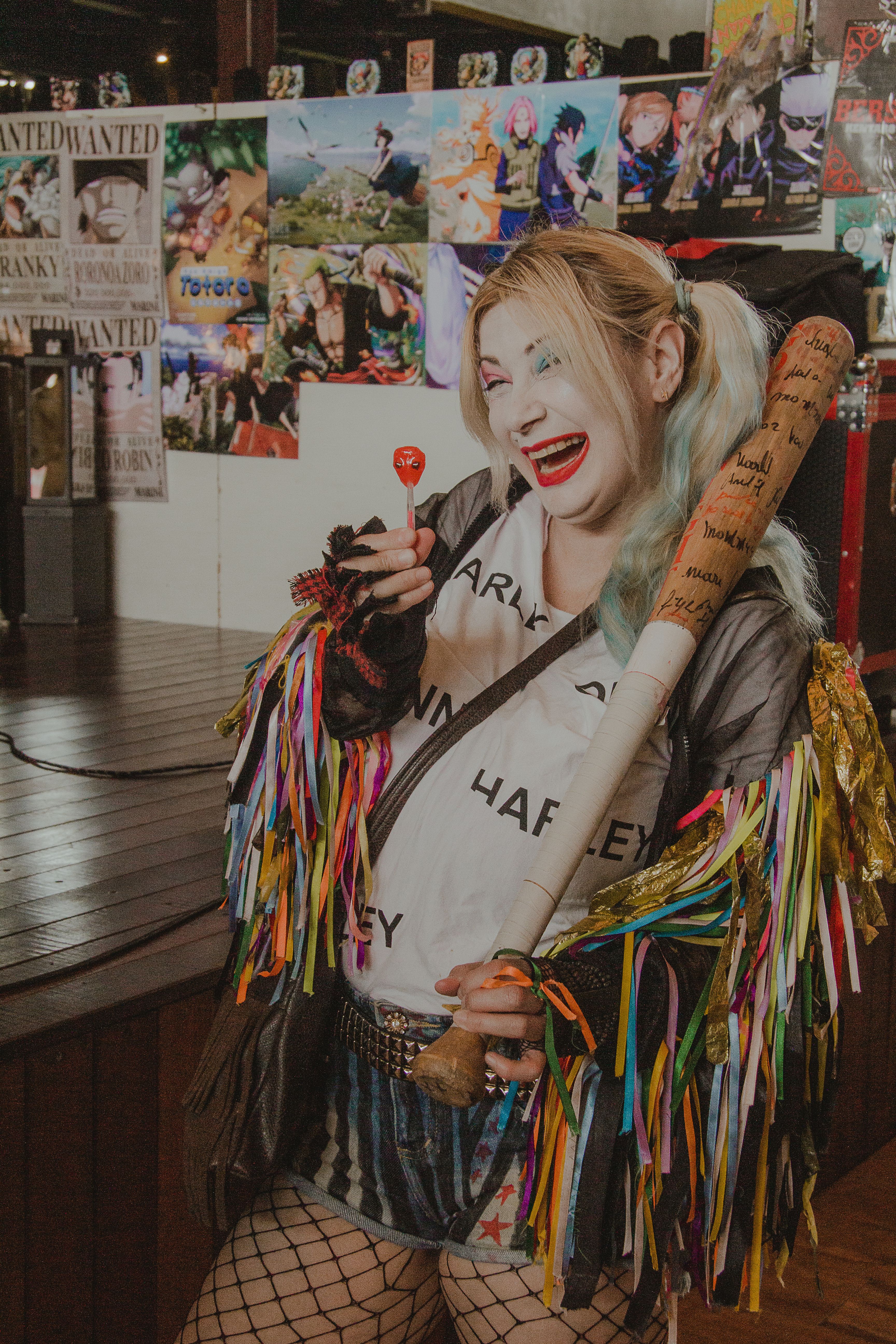 Teenage Girl with a Baseball Bat · Free Stock Photo