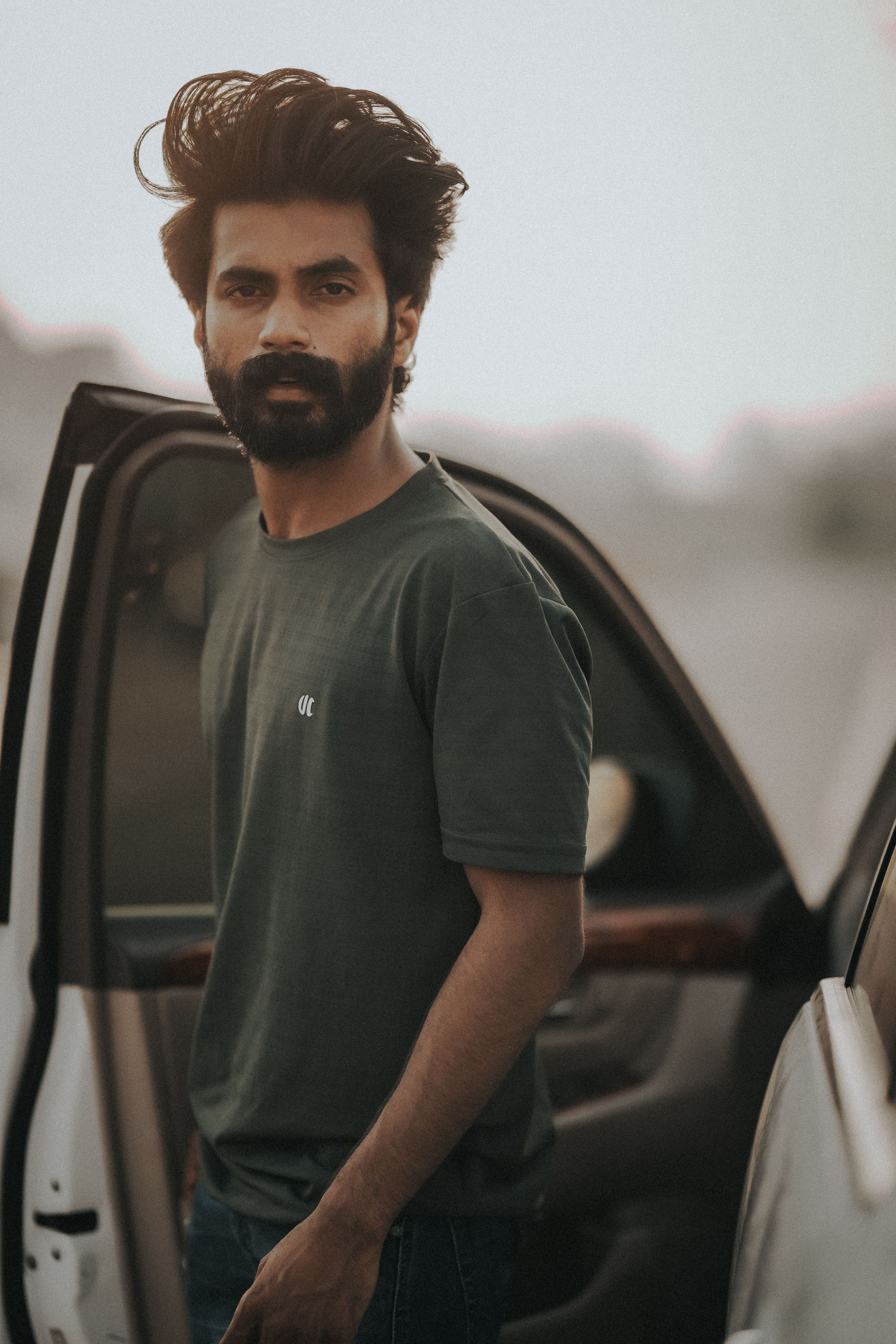 Driver Getting Out of the Car · Free Stock Photo