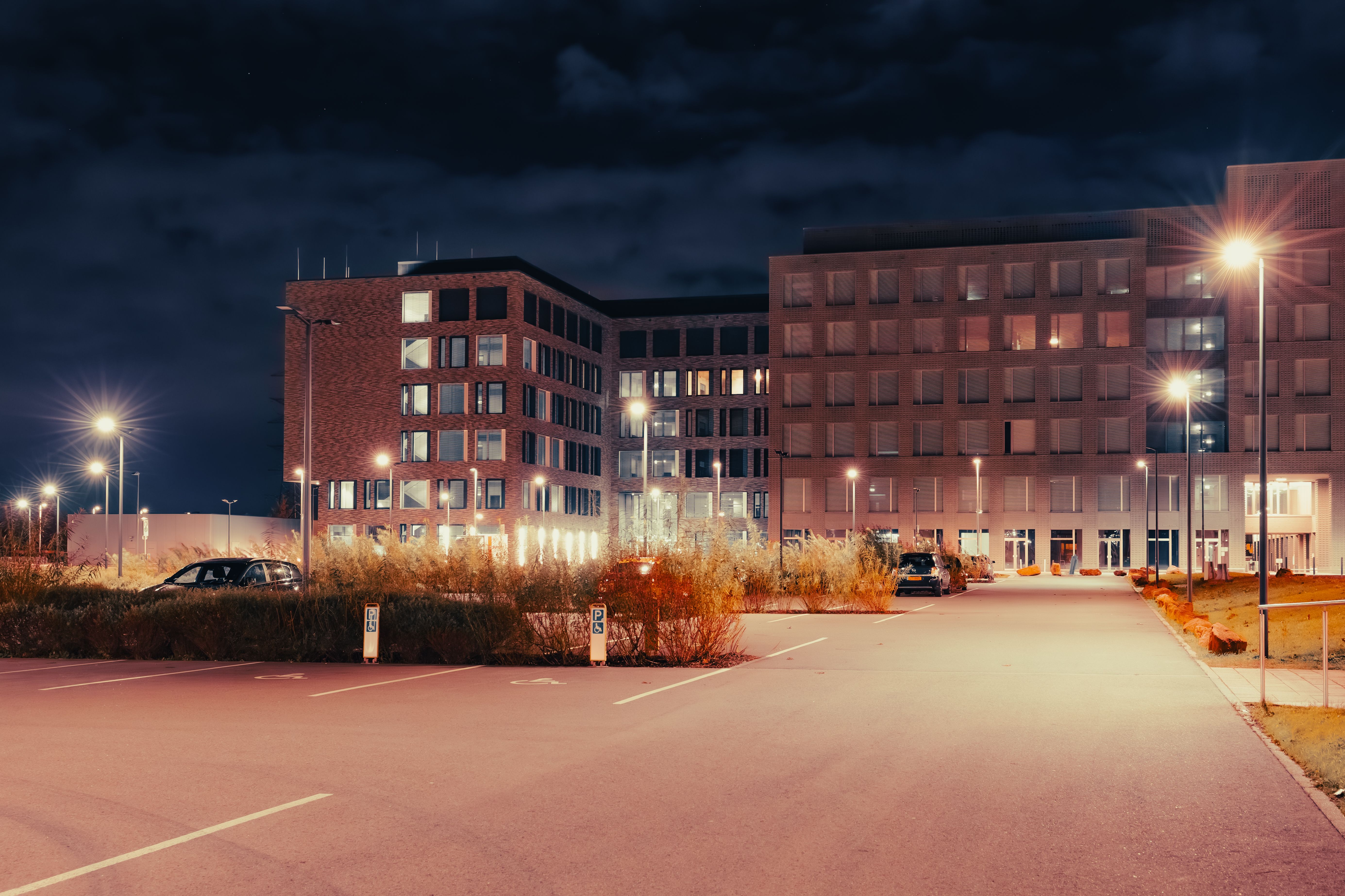 Parking Lot in Front of the University of Luxembourg Laboratories at ...