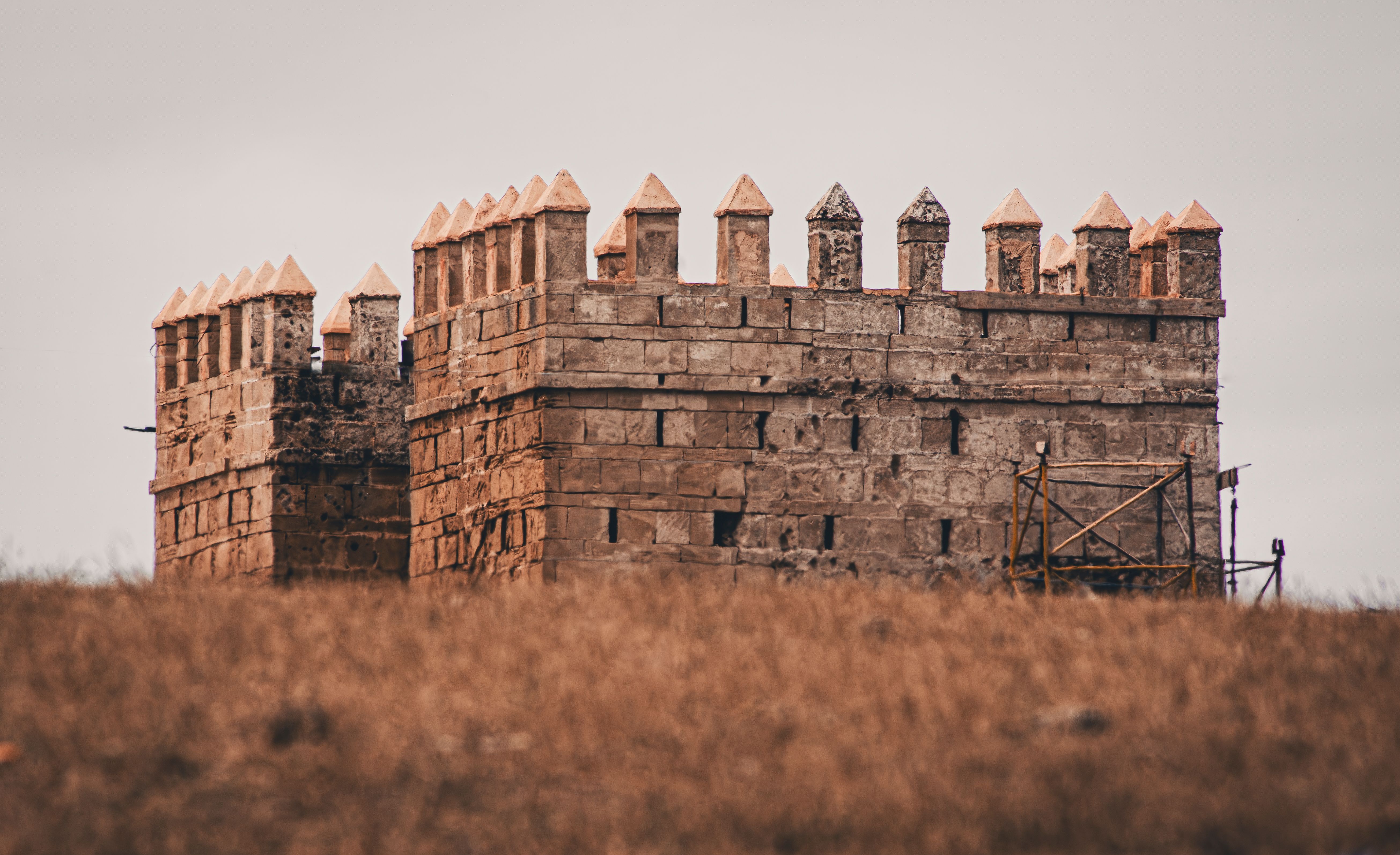 Castle on a Rock Formation · Free Stock Photo