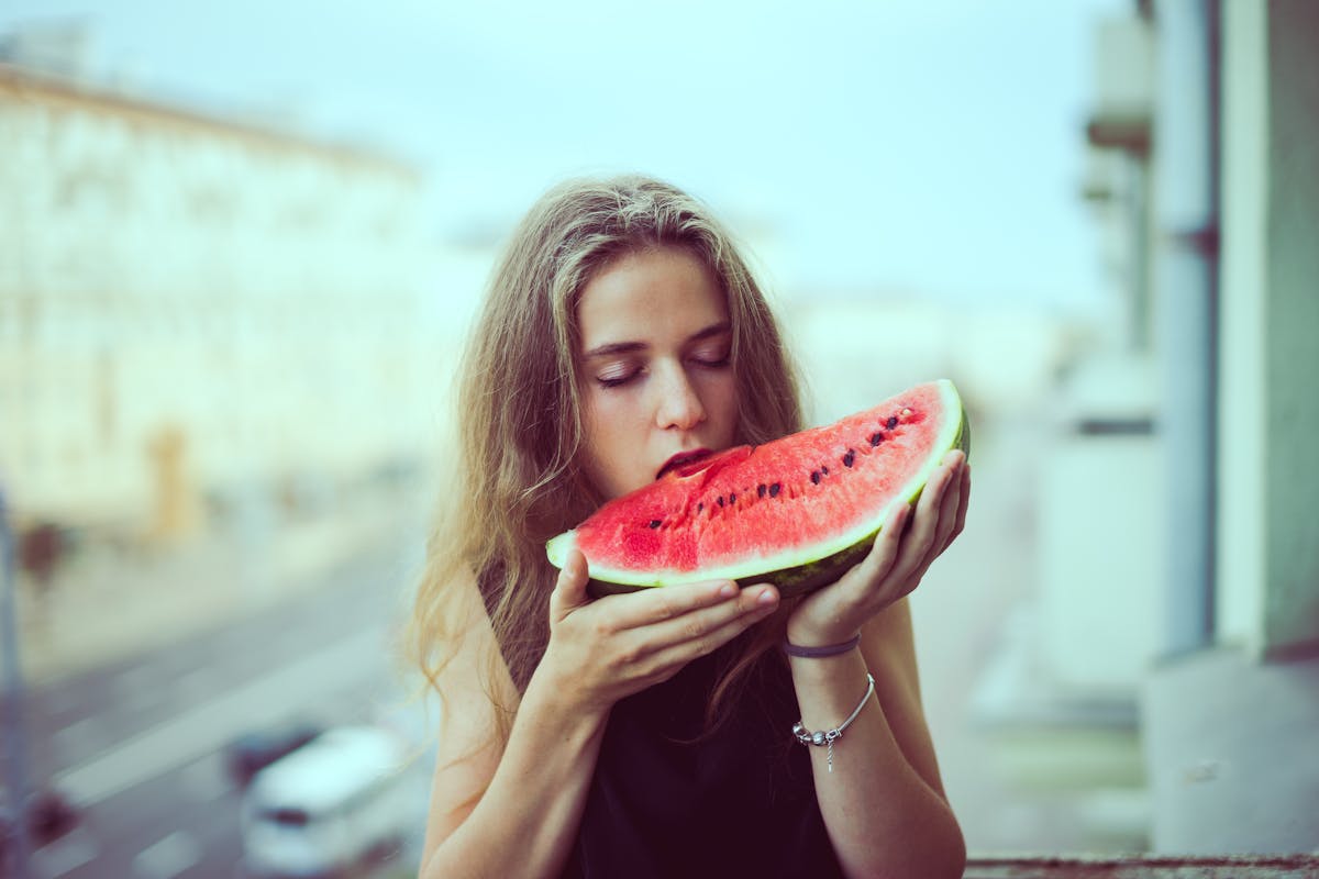 People Eating Watermelon Photos, Download The BEST Free People Eating ...