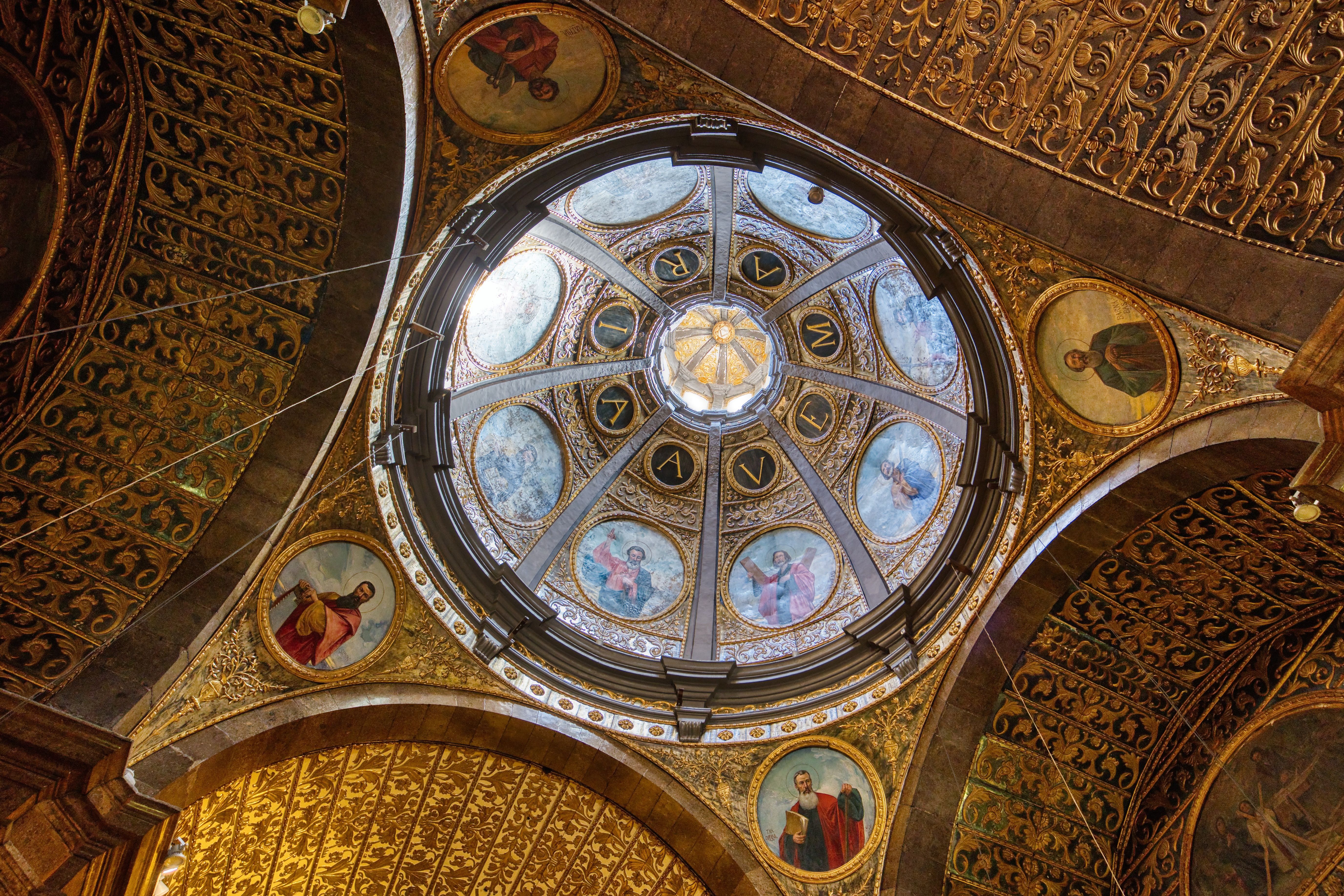 Golden Ceiling in Orthodox Church · Free Stock Photo