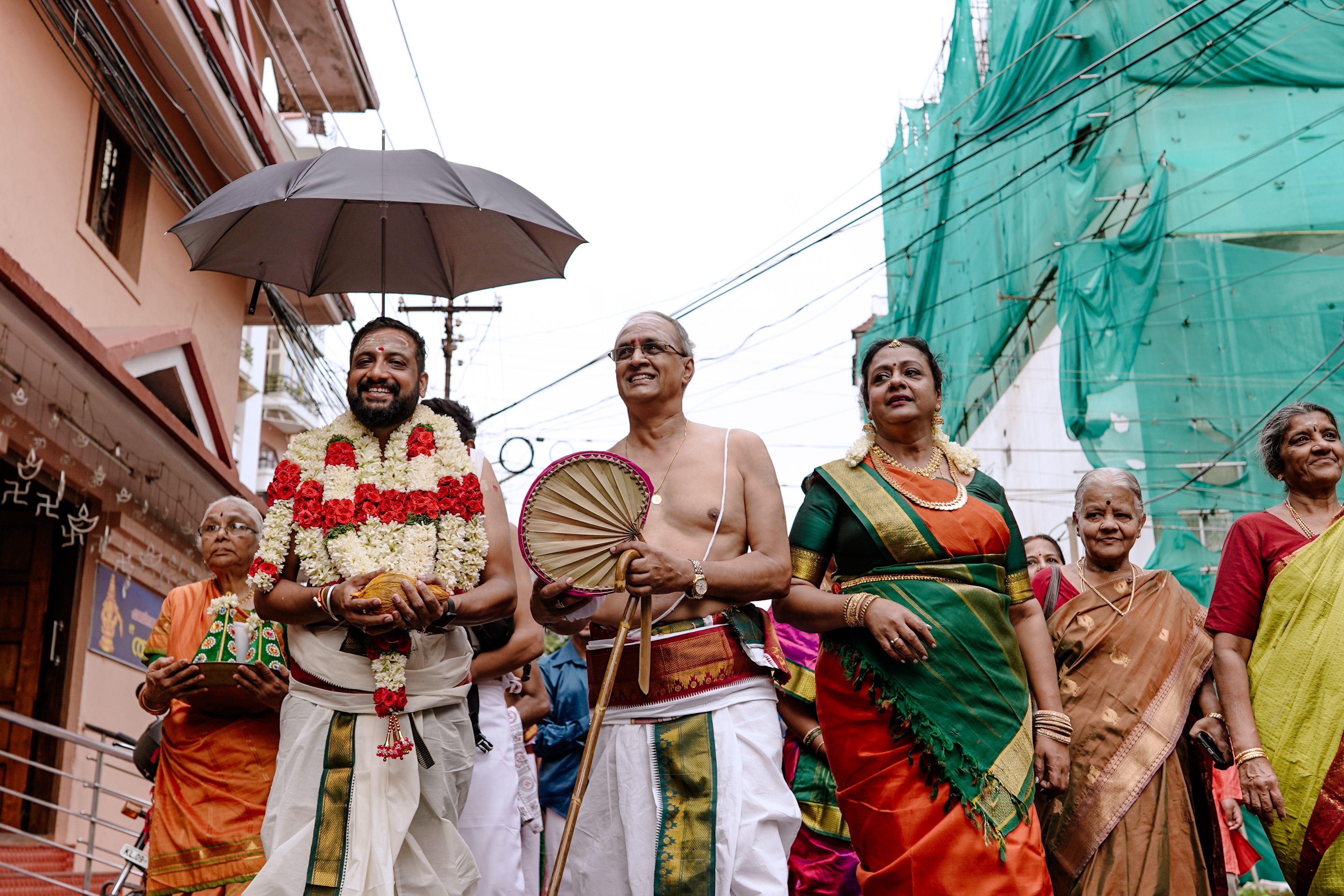 Family on a Traditional Ceremony in India · Free Stock Photo