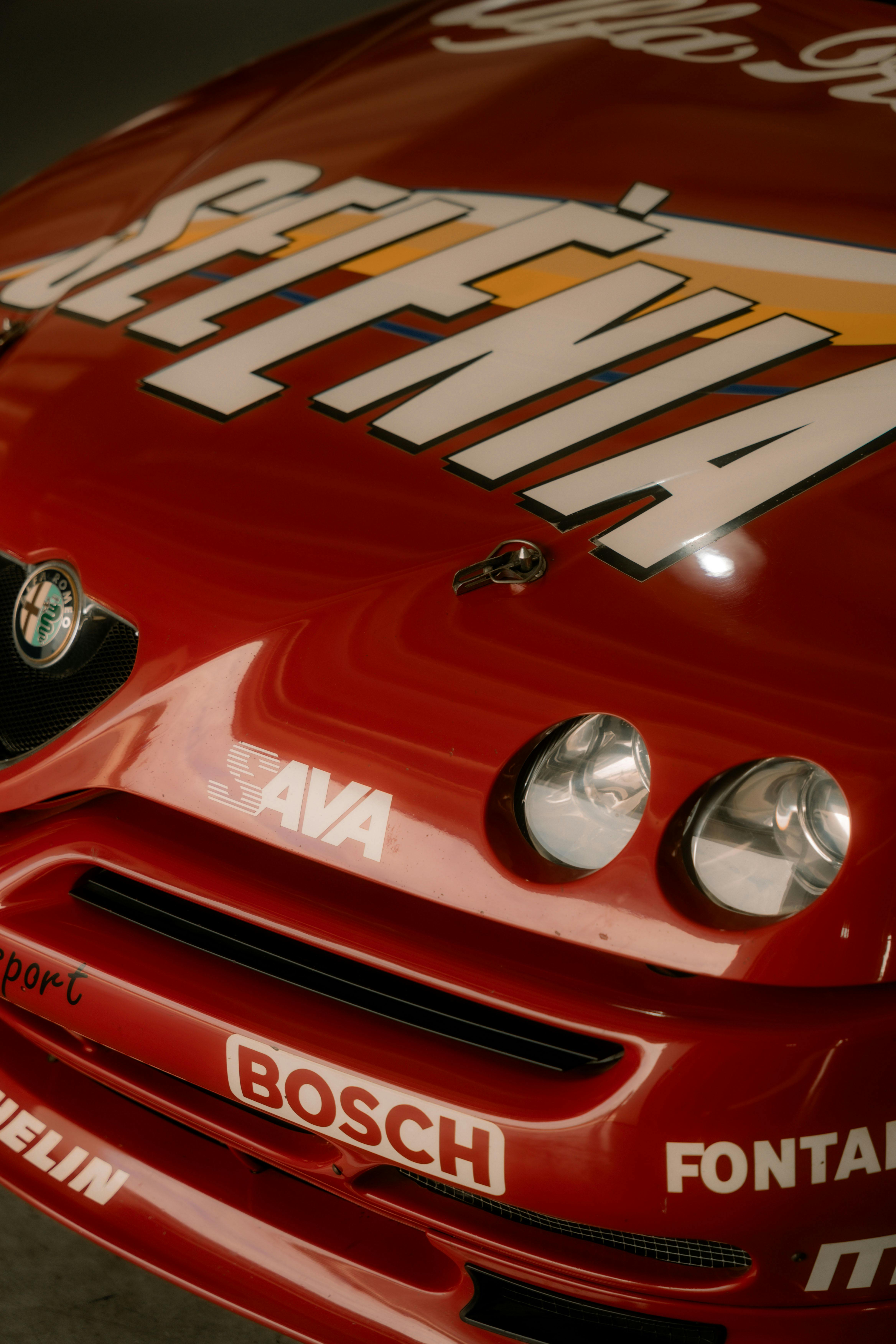 Close up of Racing Alfa Romeo Car · Free Stock Photo