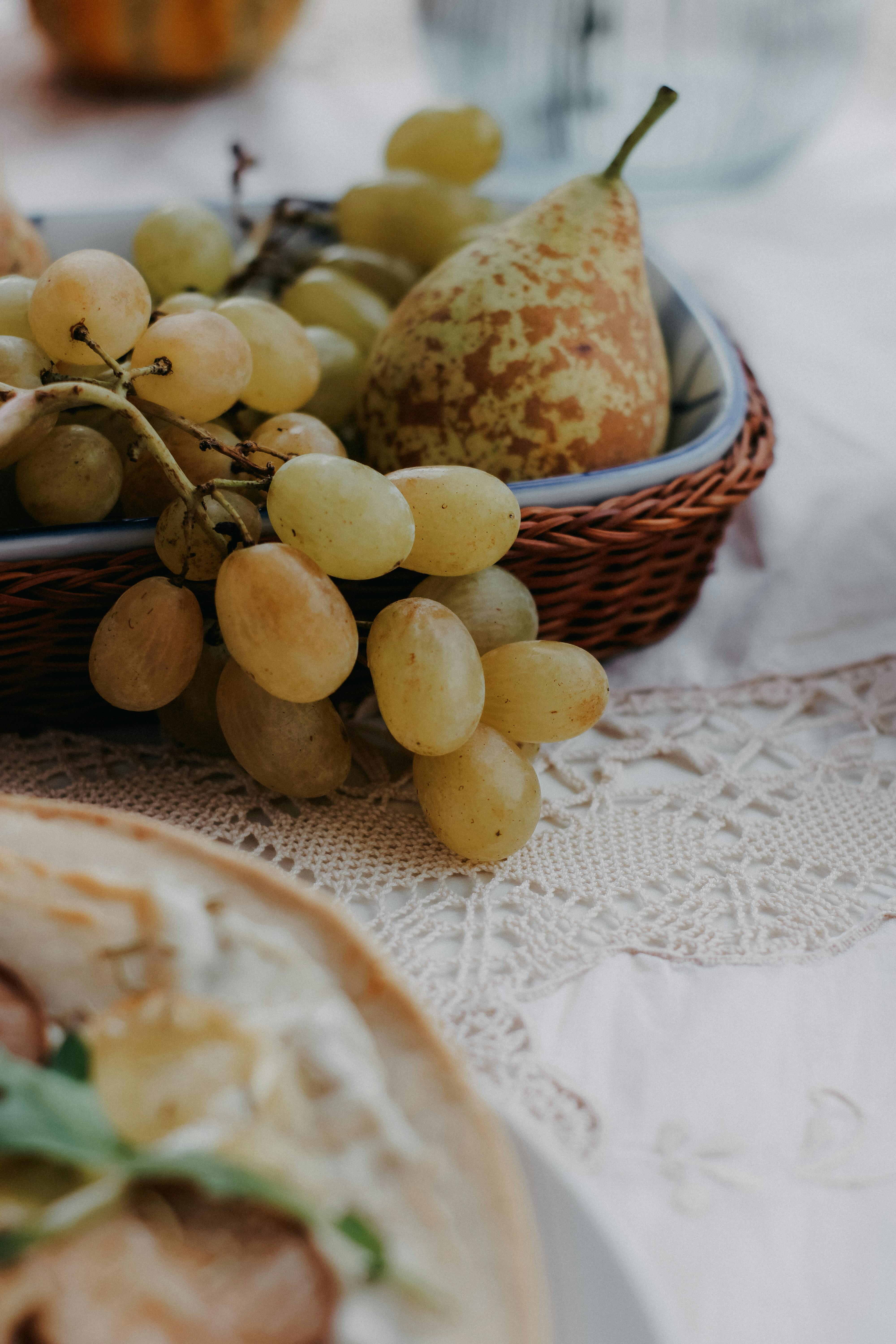 Grapes and Pear · Free Stock Photo