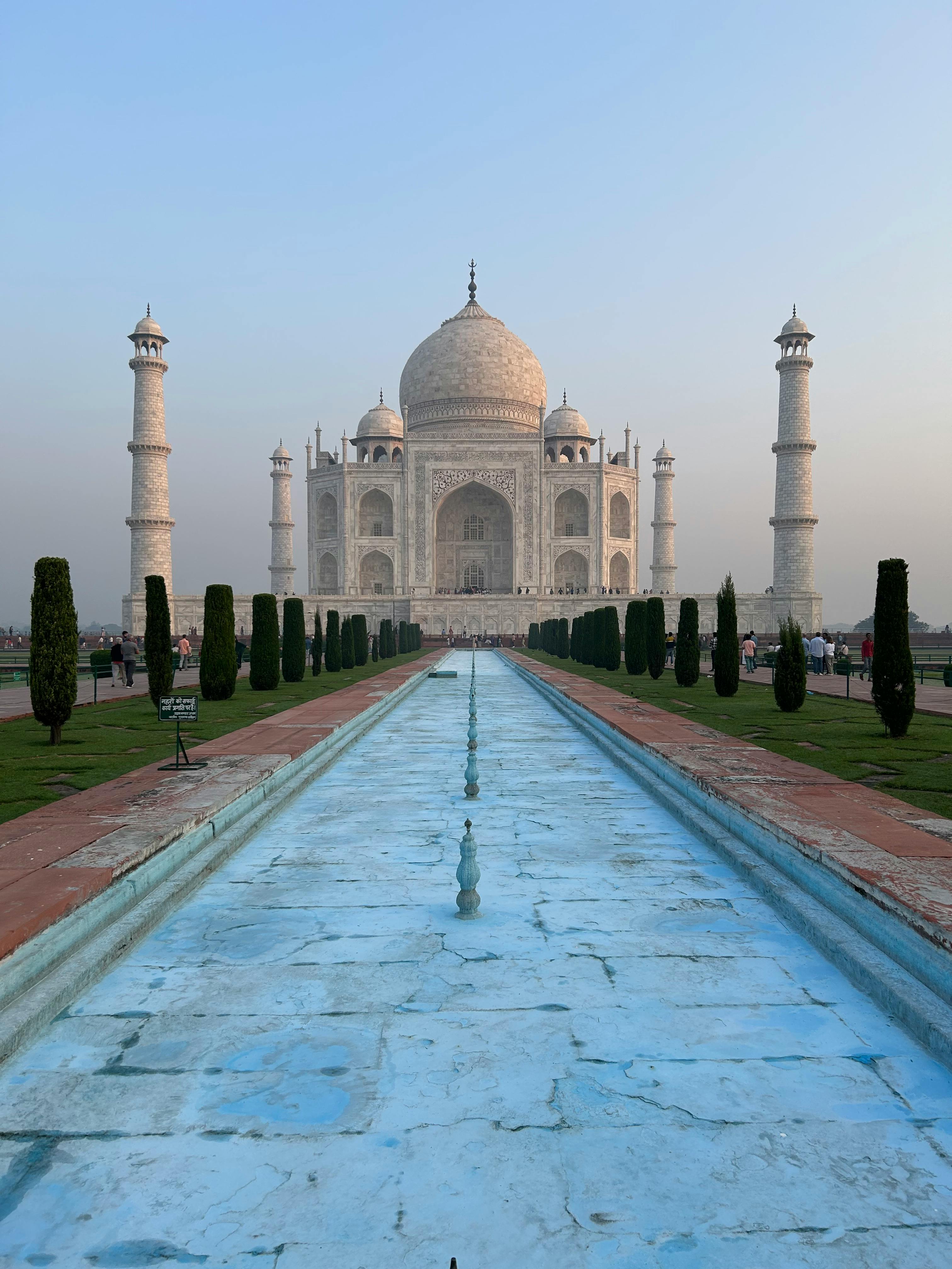 Pavement in Front of Taj Mahal in Agra, Uttar Pradesh, India · Free ...