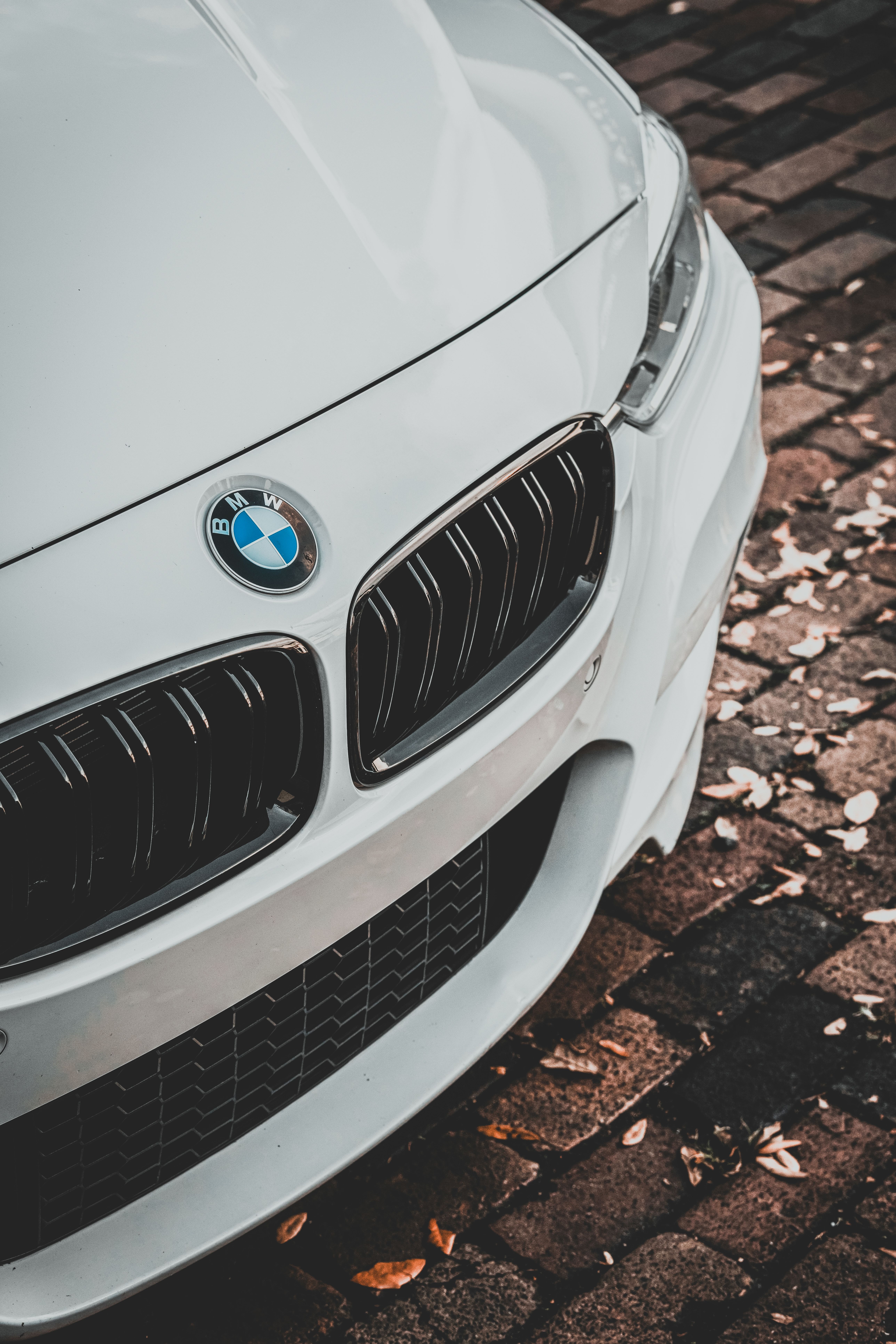Close up of White BMW · Free Stock Photo