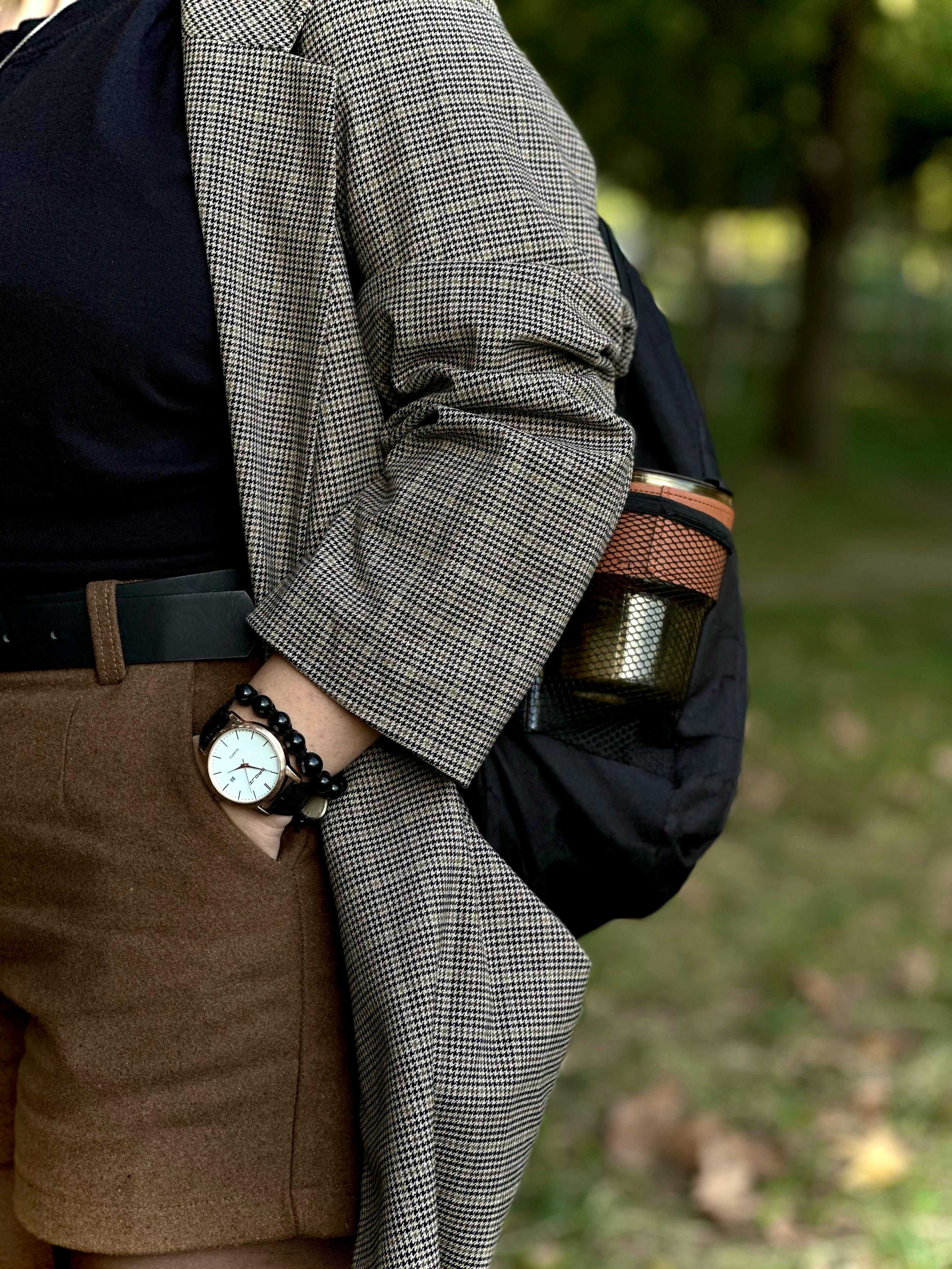 Woman Standing with Hand in Pocket · Free Stock Photo