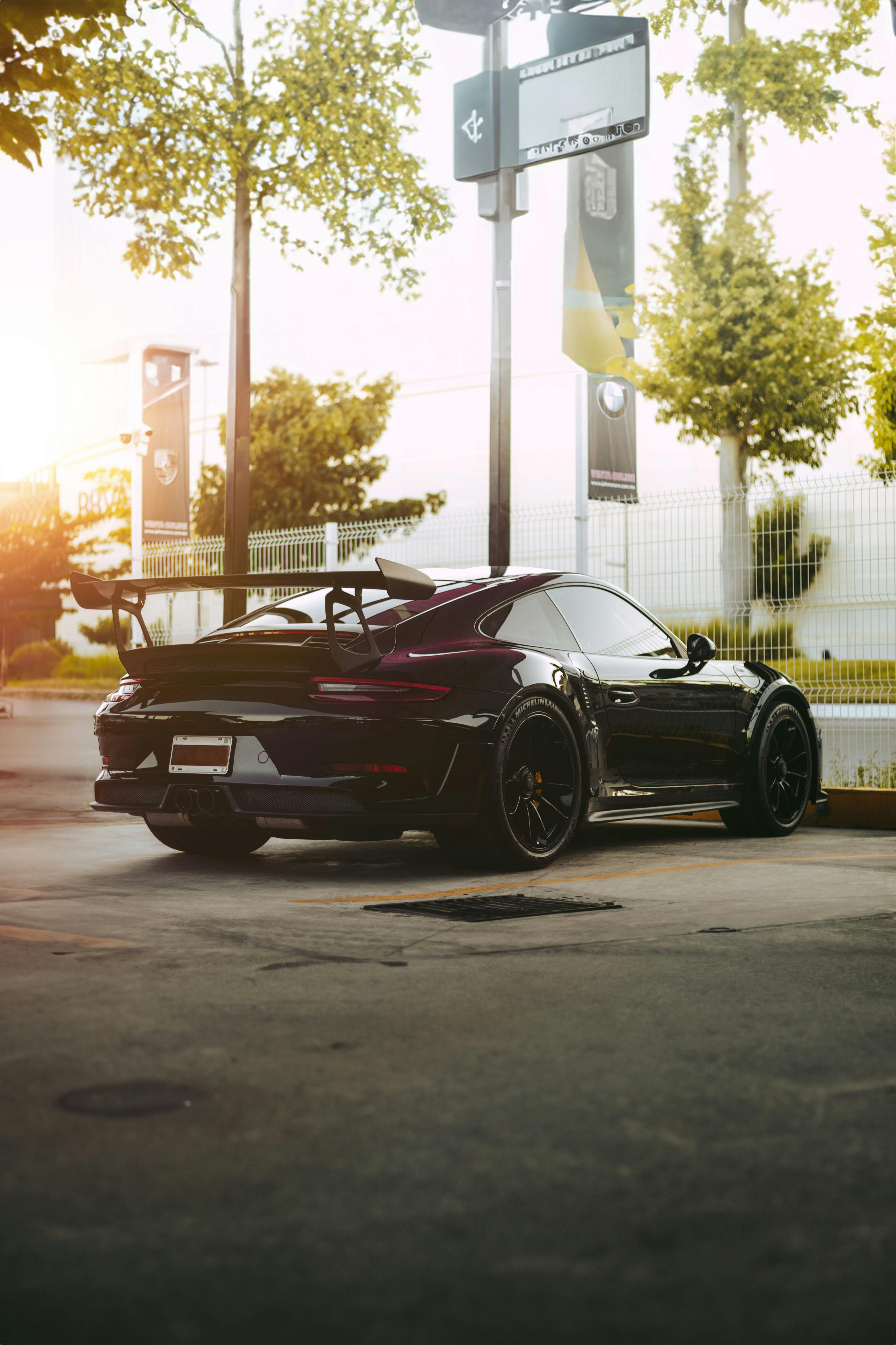 Sports Car with Spoiler · Free Stock Photo