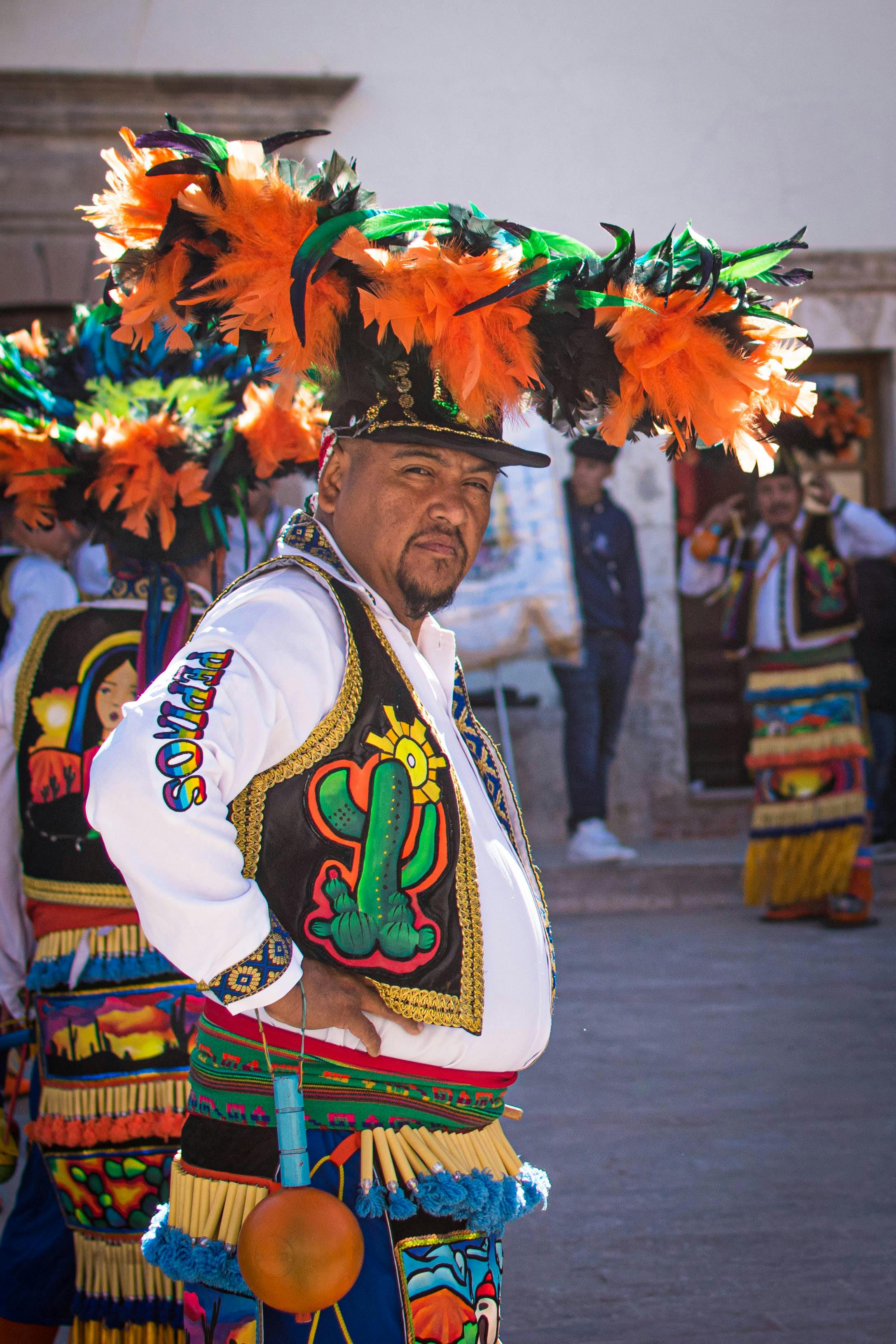 Musician with Maraca in Costume · Free Stock Photo