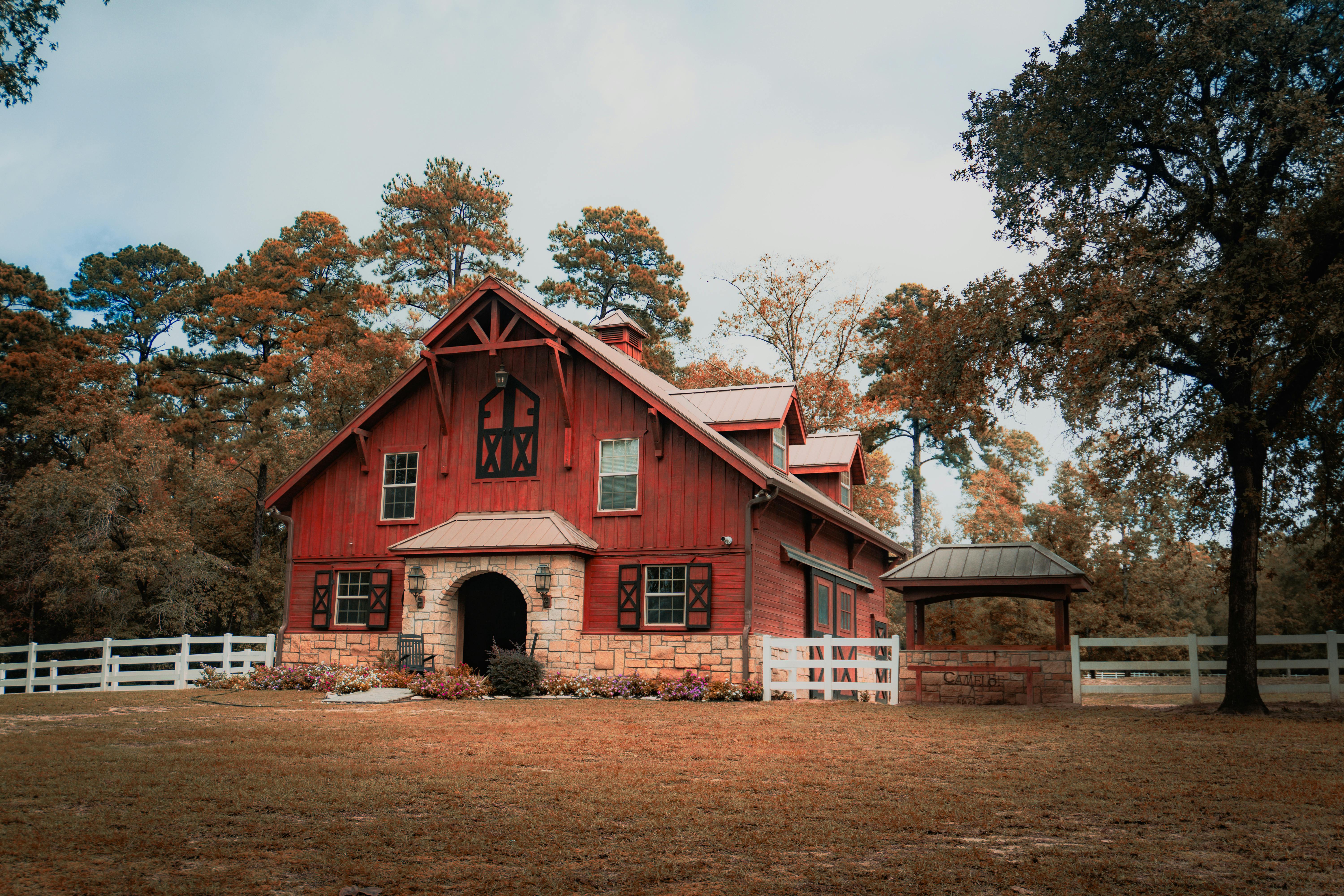 Elegant Stable in Countryside · Free Stock Photo