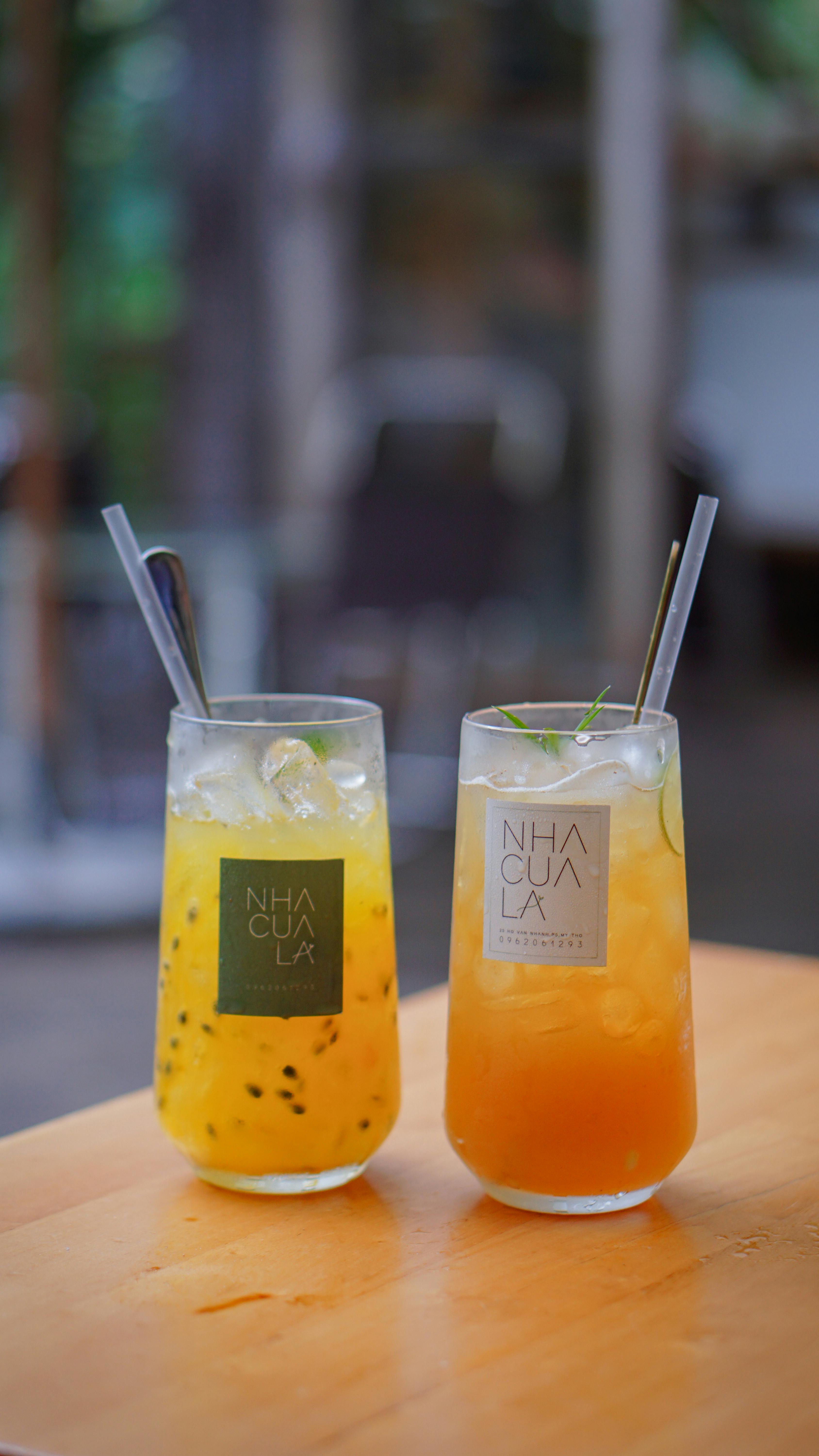 Refreshments on a Corner Table in a Restaurant · Free Stock Photo