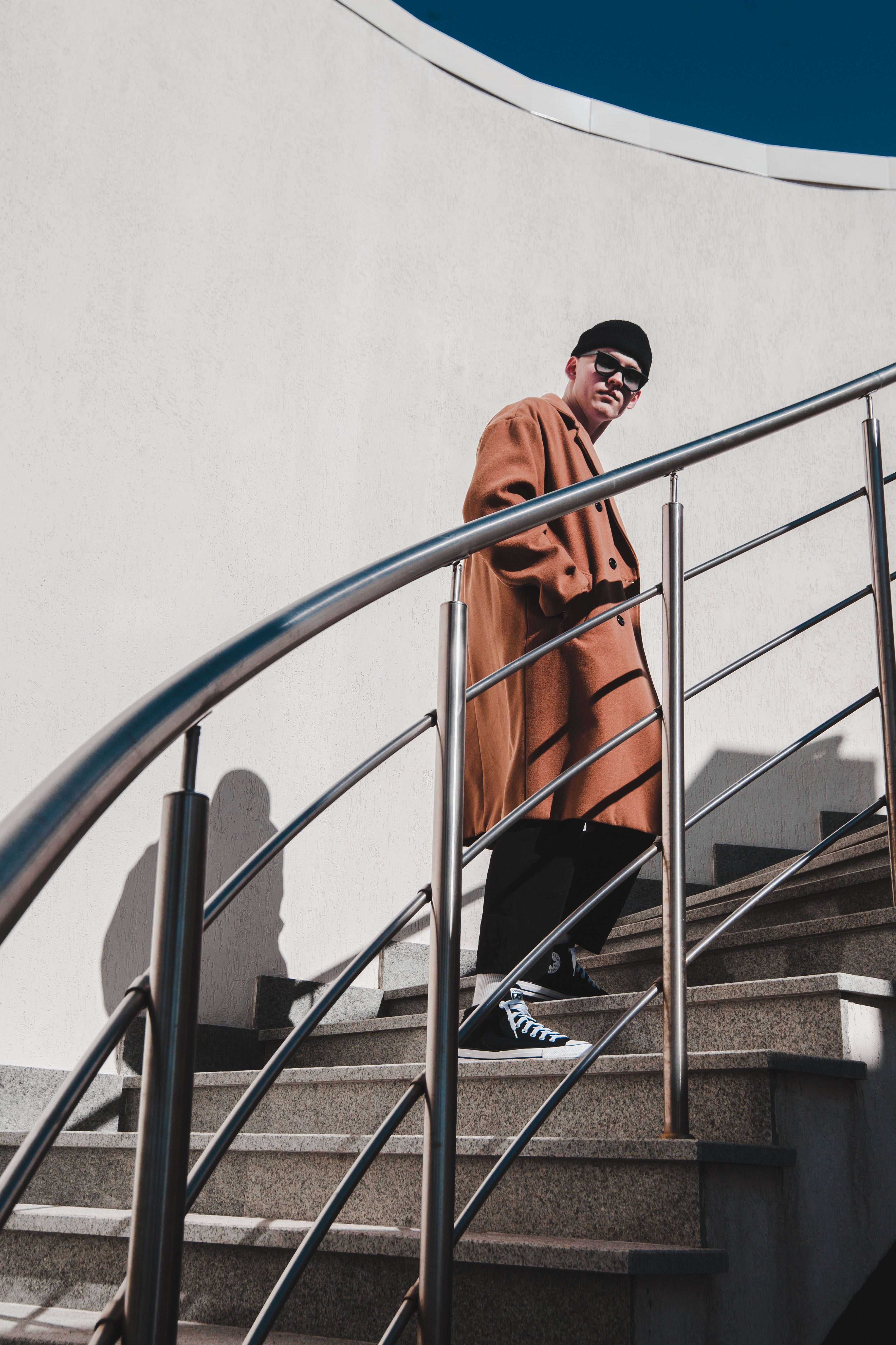 A Person on a Staircase · Free Stock Photo