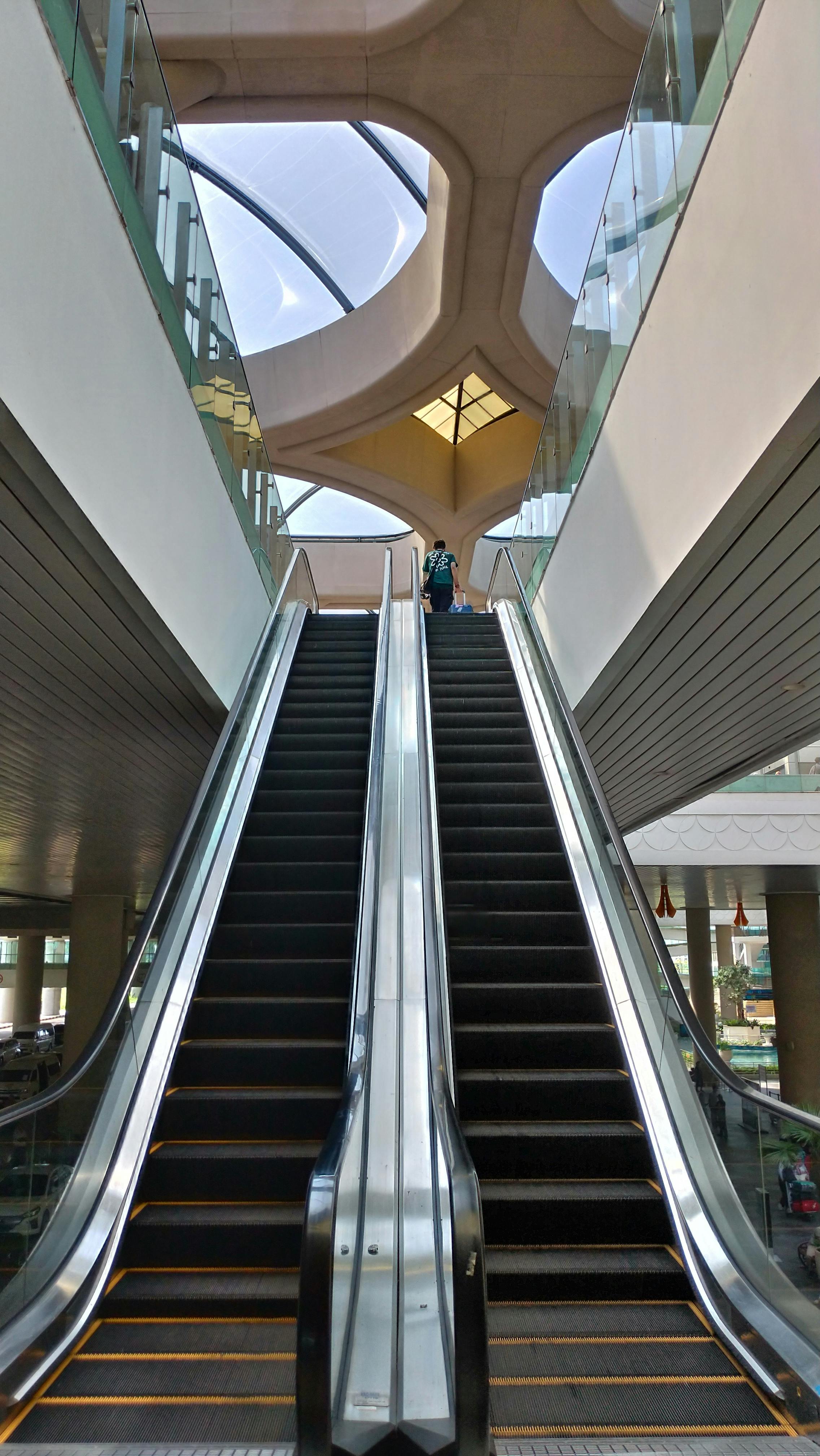 Escalator in a Modern Building · Free Stock Photo