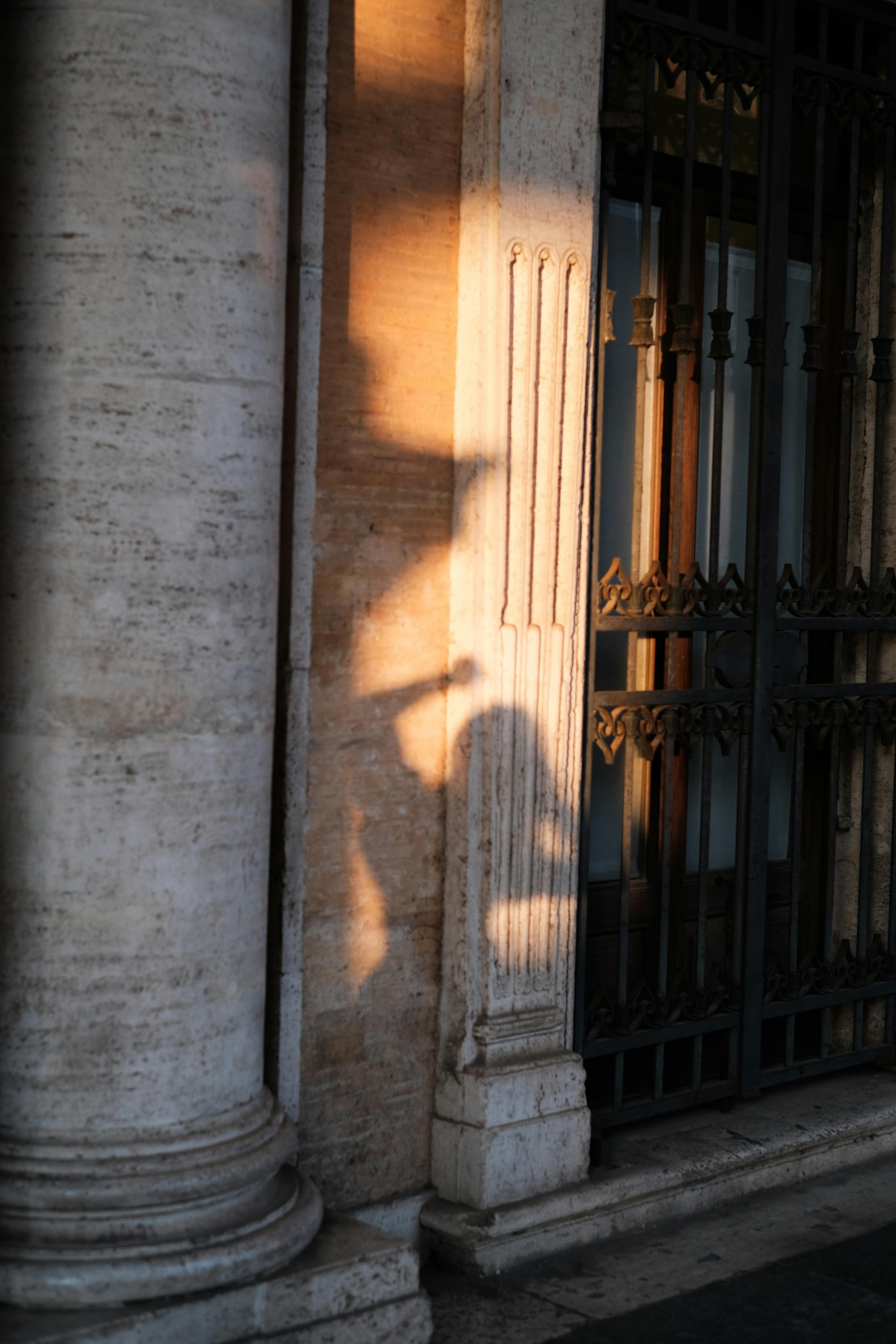 Marble Slab with an Engraved Inscription in the Niche Between the ...