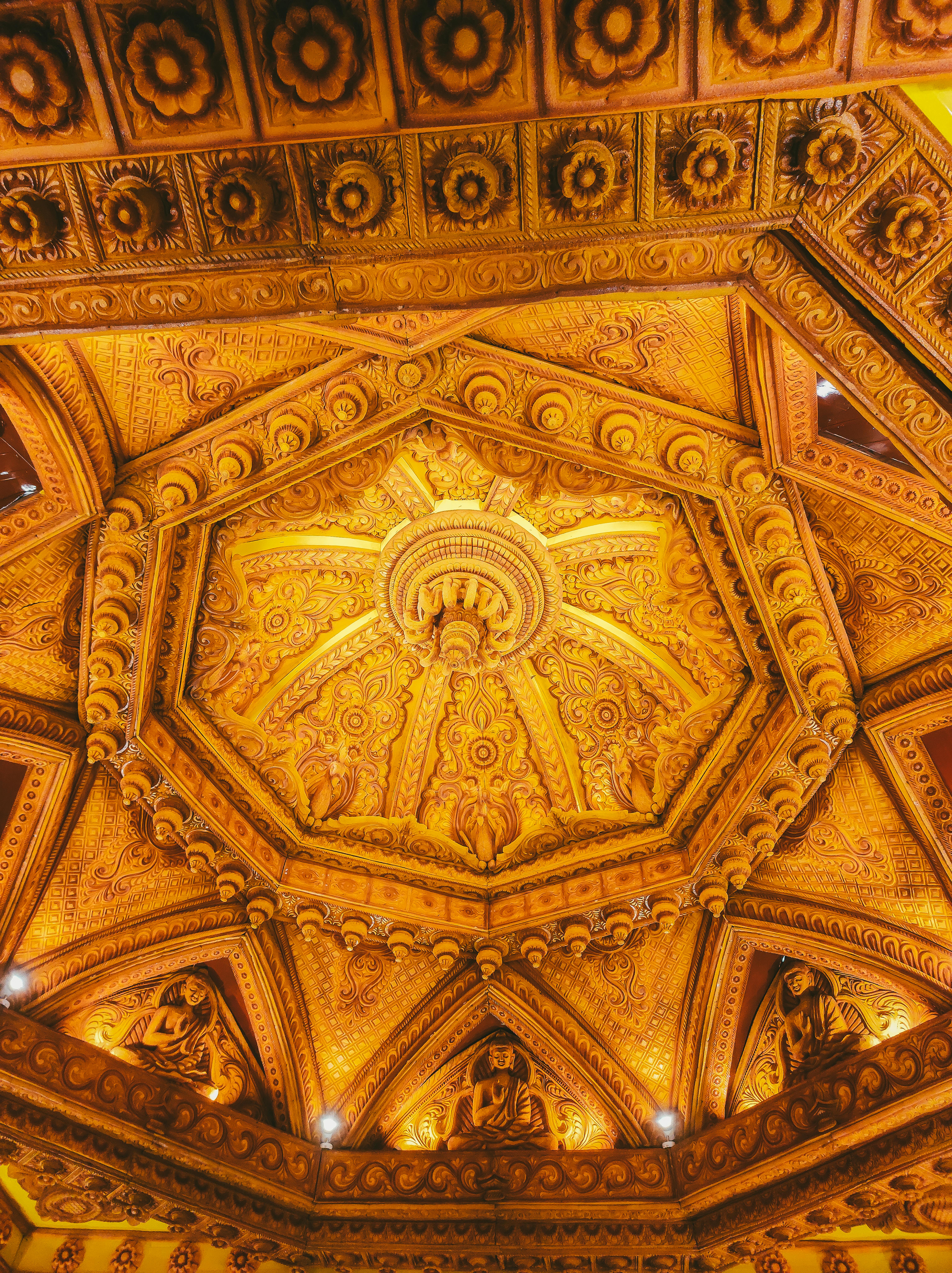 Ornamented, Golden Ceiling · Free Stock Photo