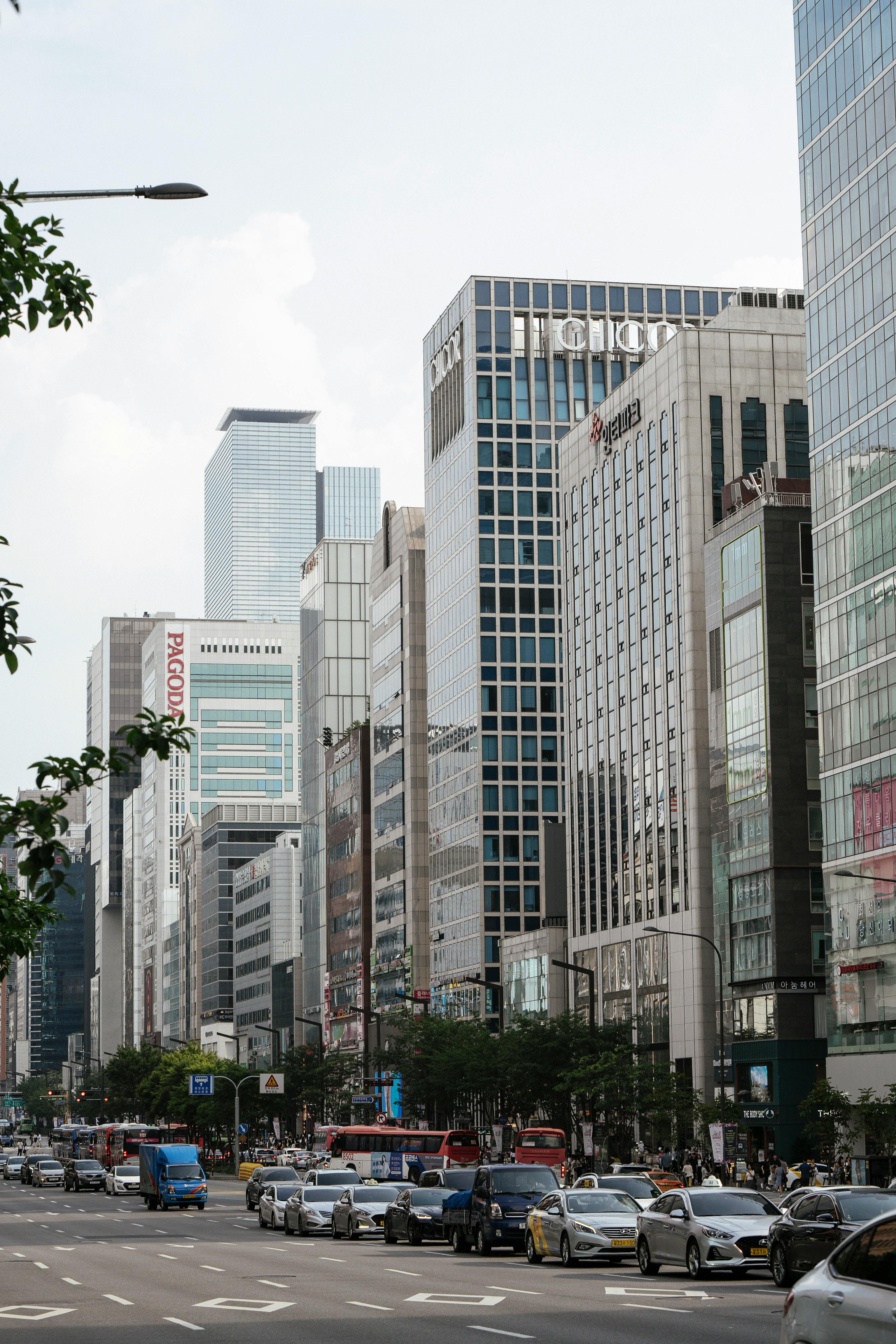 Buildings near Street in Downtown in City · Free Stock Photo