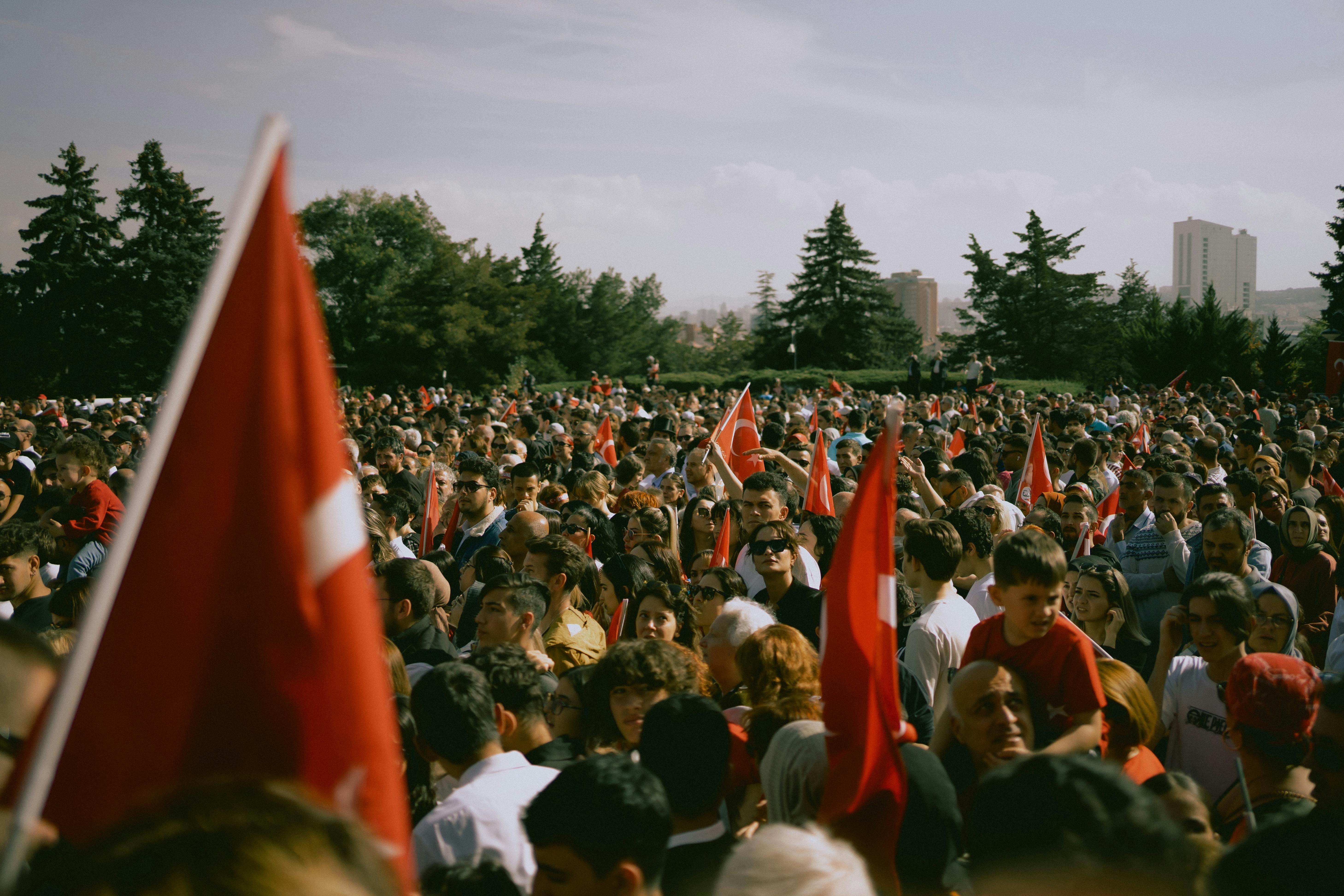 Crowd during Patriotic Rally · Free Stock Photo